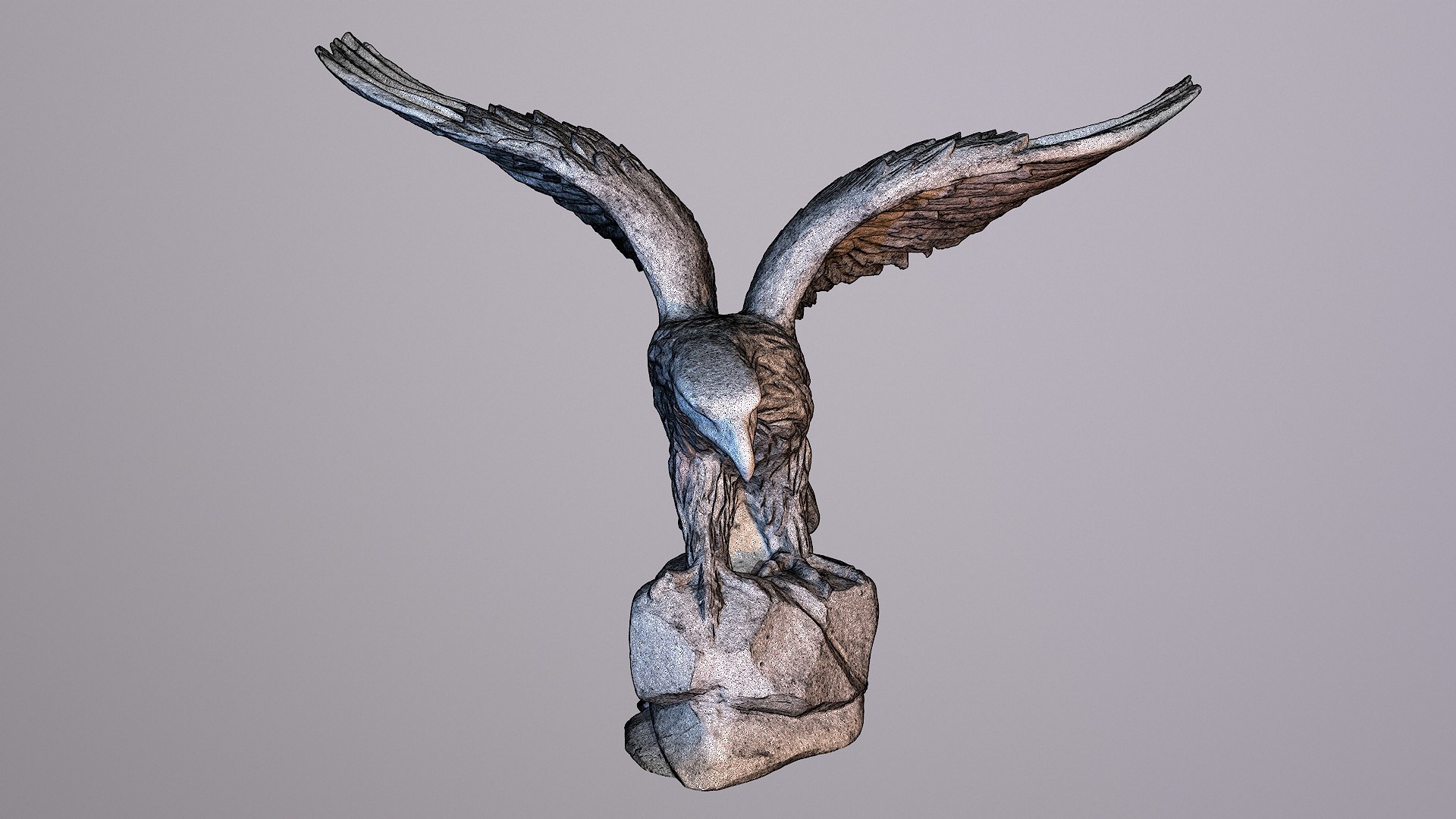 Ultra-realistic Of The Eagle Statuette Hypoly 3D Model - TurboSquid 1782119