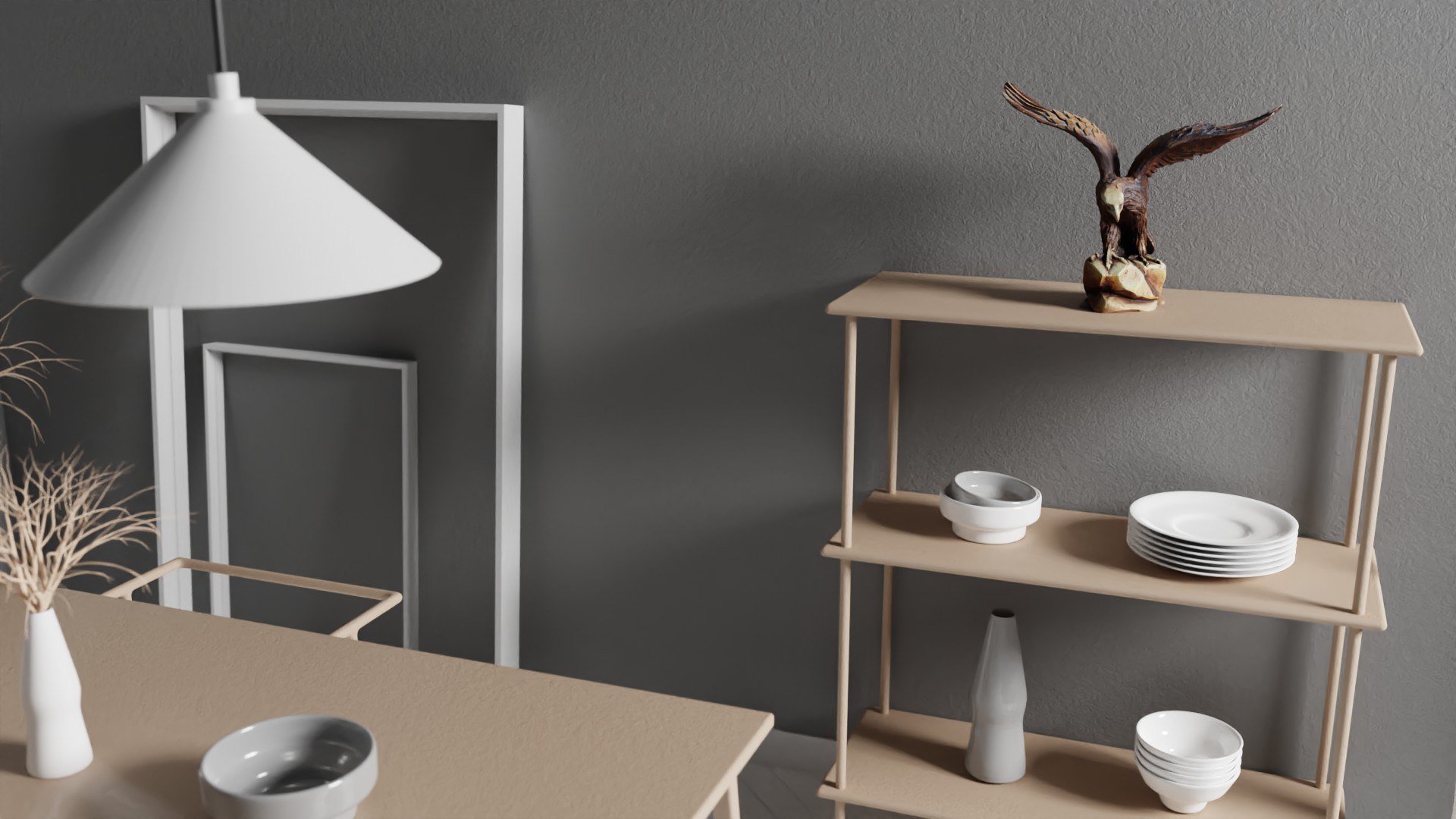 Ultra-realistic Of The Eagle Statuette Hypoly 3D Model - TurboSquid 1782119