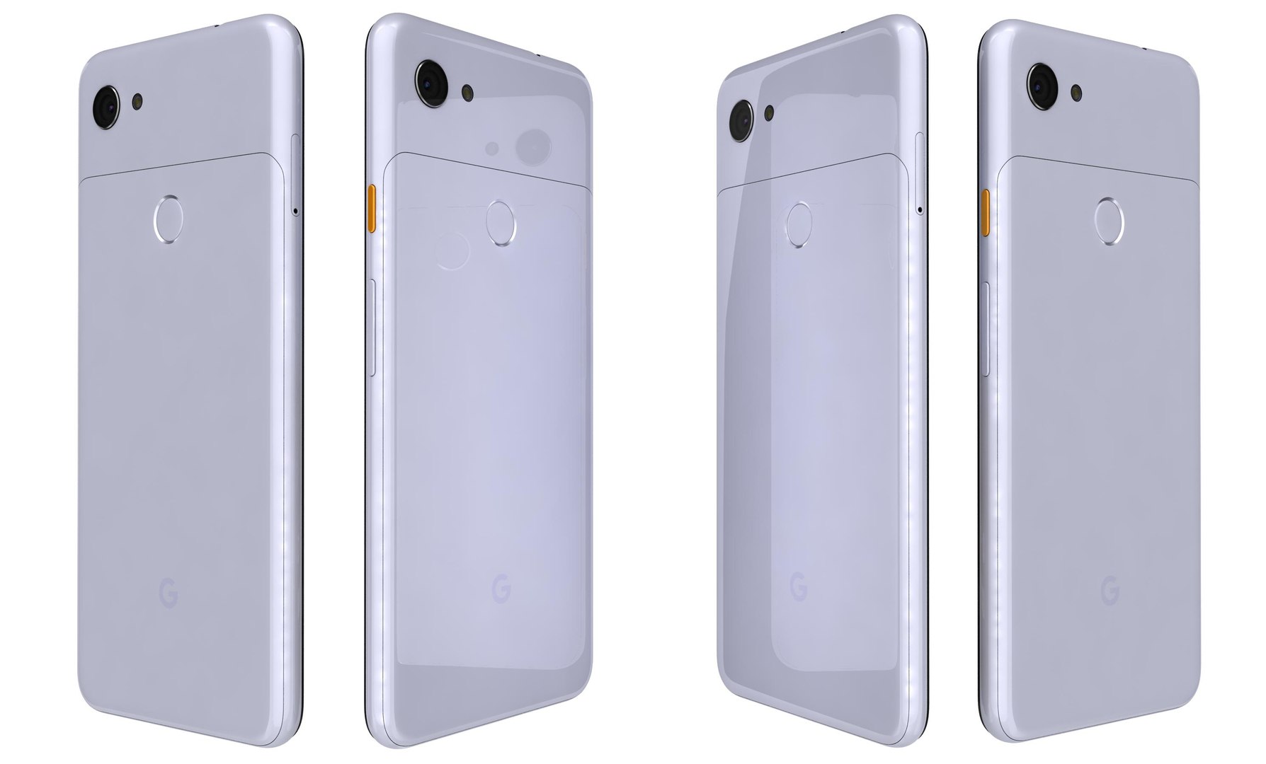 Google pixel 3a colors 3D model - TurboSquid 1407994