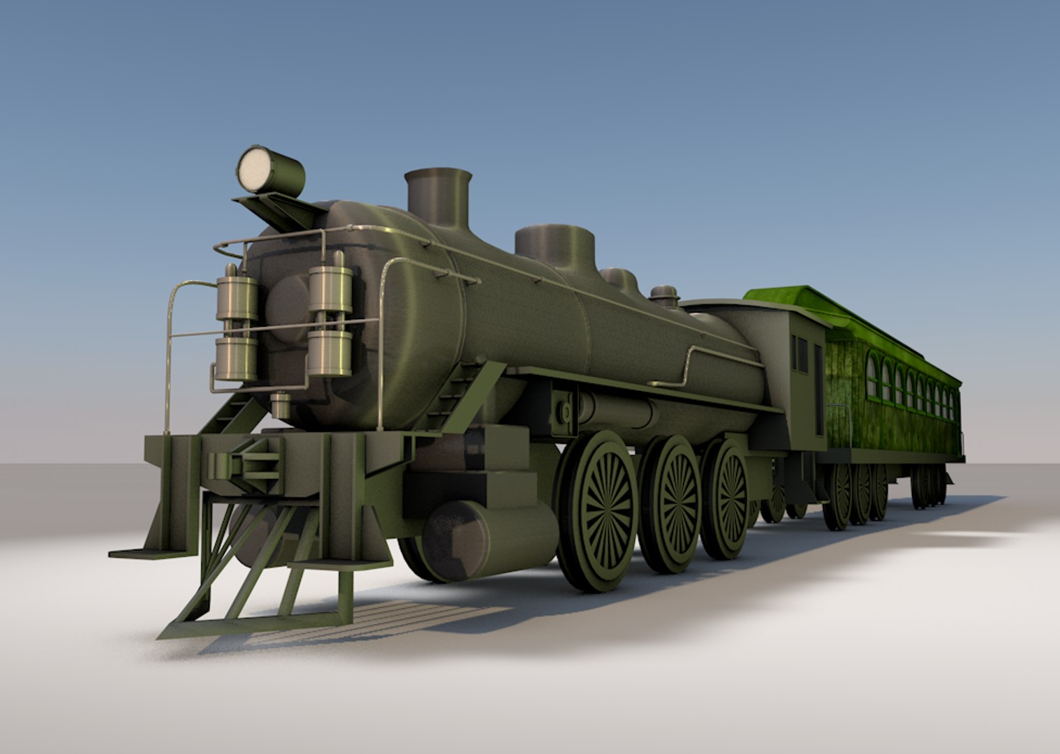 Locomotive Train C4d