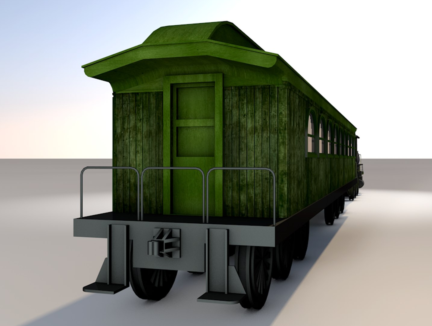 Locomotive Train C4d