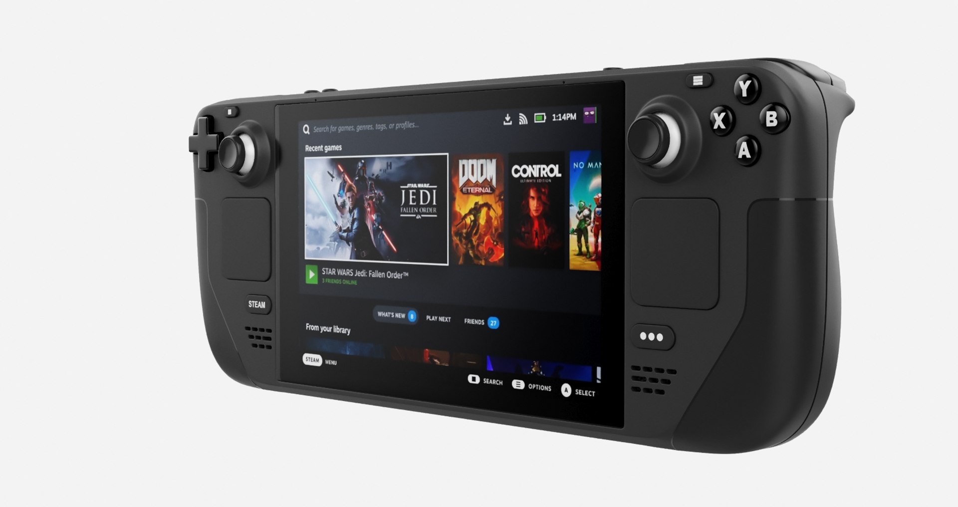 Steam Deck Console High Poly 3D model - TurboSquid 1778023