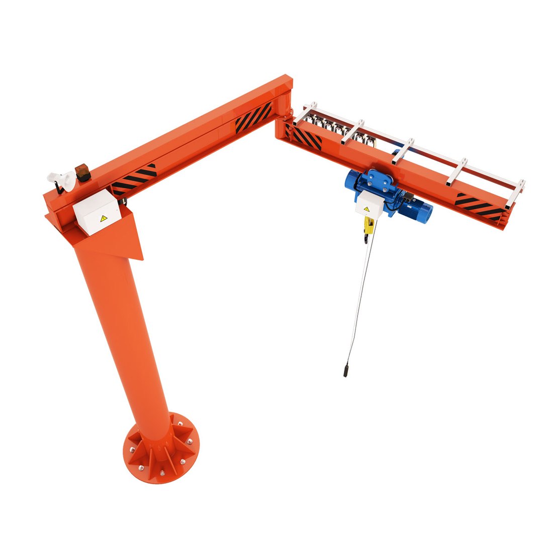 3d crane loader model