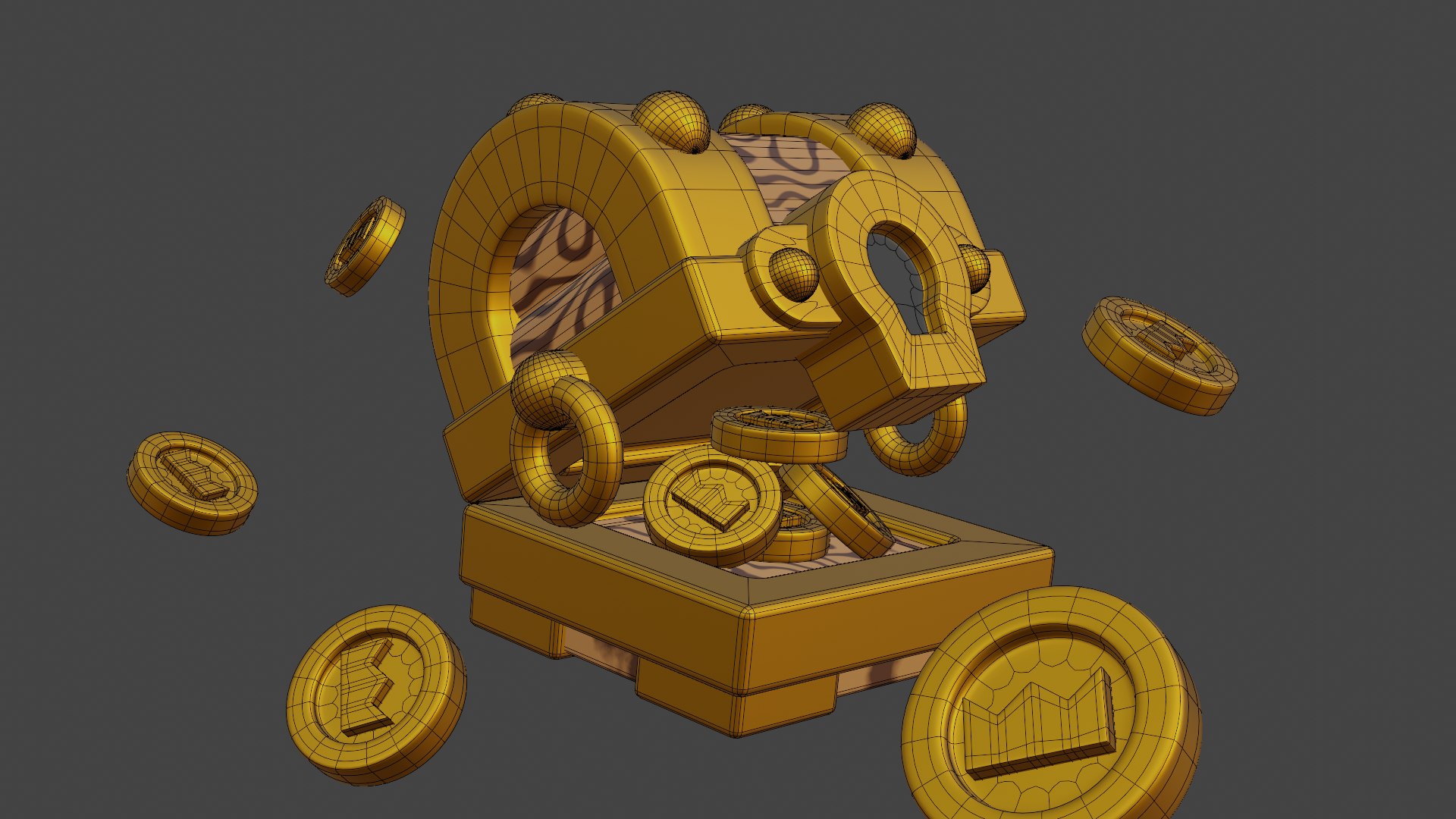 3D Treasure Chest - TurboSquid 2230489