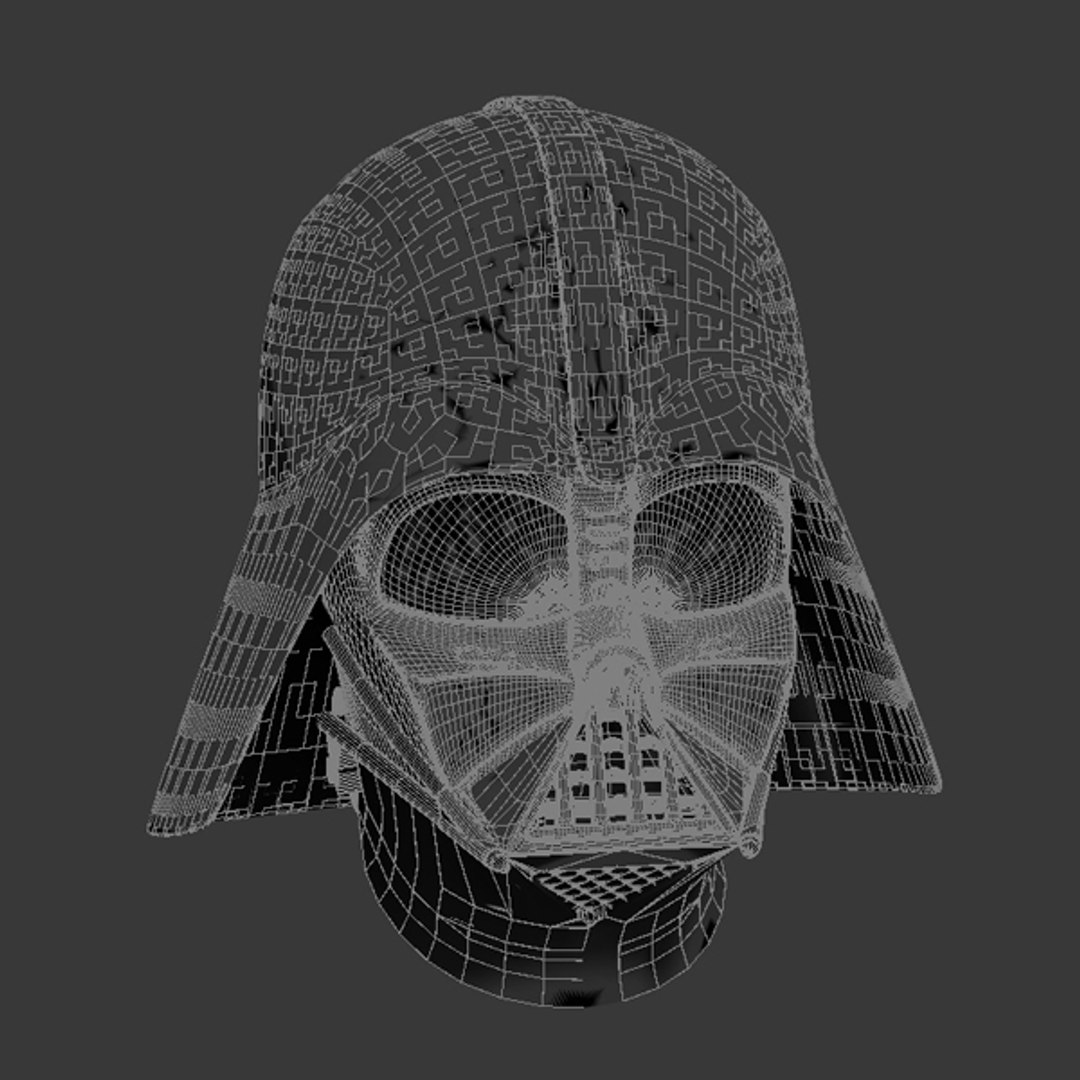 Darth Vaders Mask Helmet 3d Max