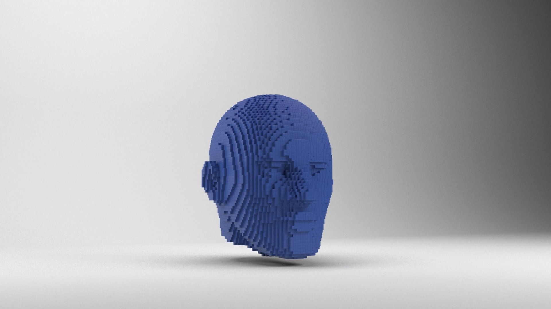 Voxel Head 3D - TurboSquid 1288877