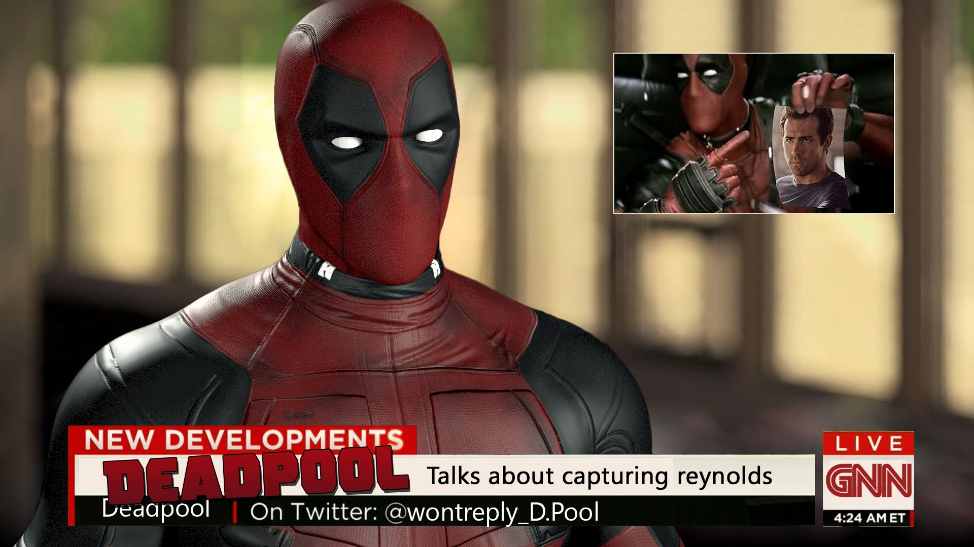 3d Deadpool Modeled Movie Model