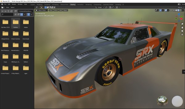 3D SRX Race 2022 - TurboSquid 1844967