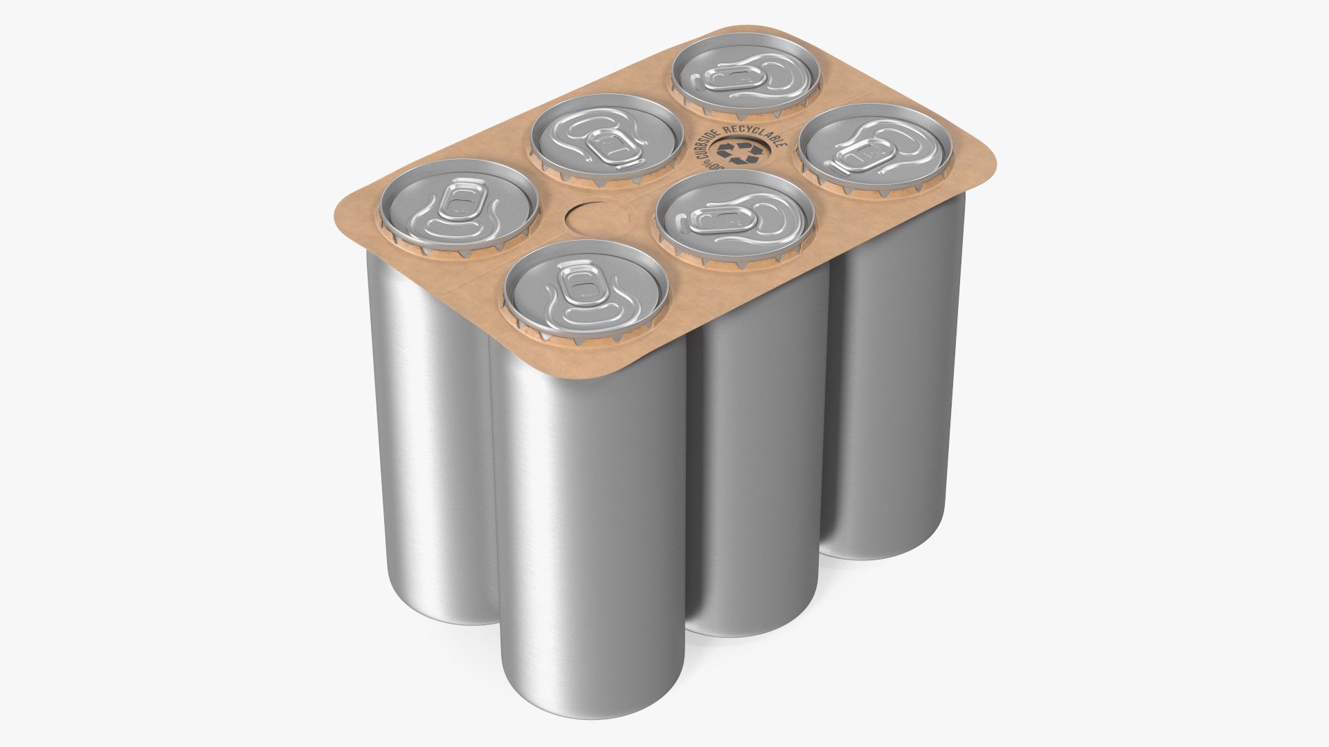 3D model Beverage Packaging for 6 Pack Beer Cans - TurboSquid 2136700