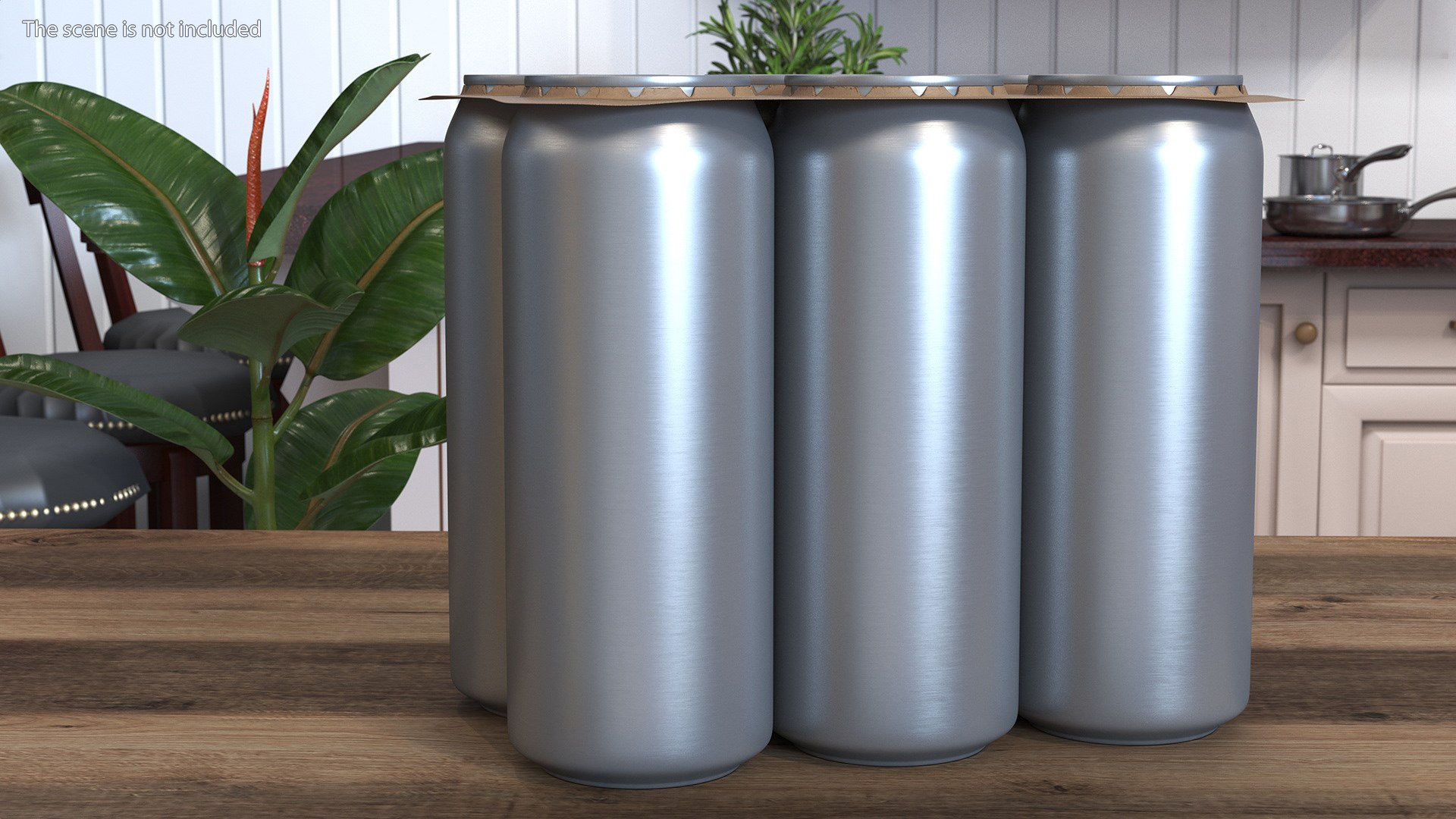 3D Model Beverage Packaging For 6 Pack Beer Cans - TurboSquid 2136700