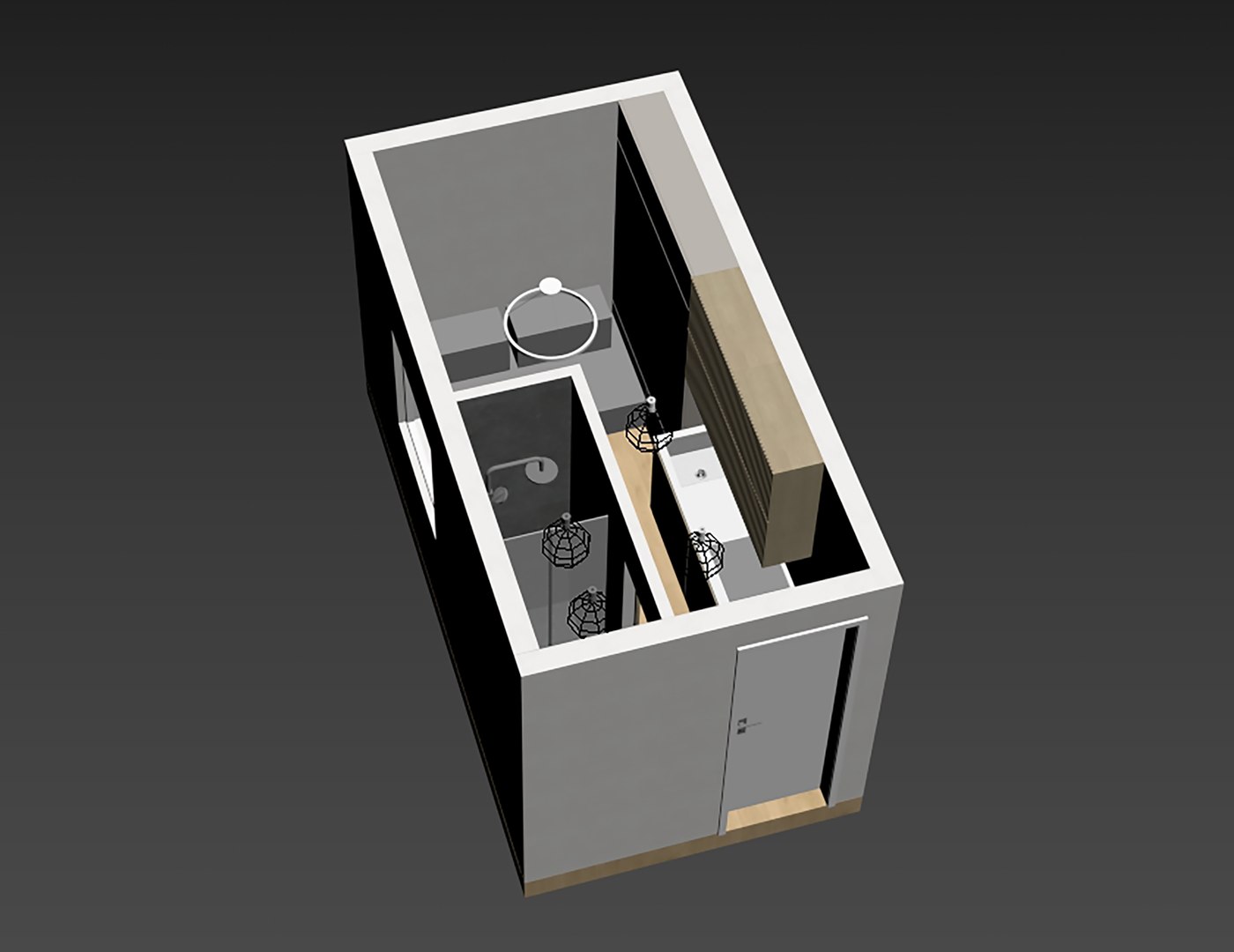 10 Square Meters Mini Apartment - Created In Revit 3D Model ...