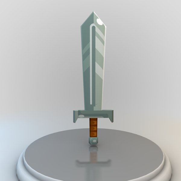 3D model sword weapon 2 modeled - TurboSquid 1357477