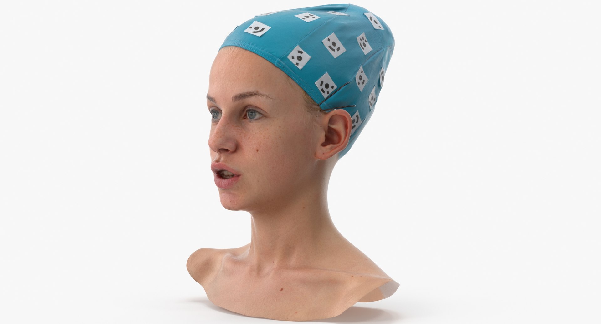 3D Model Rhea Human Head Lip - TurboSquid 1664184
