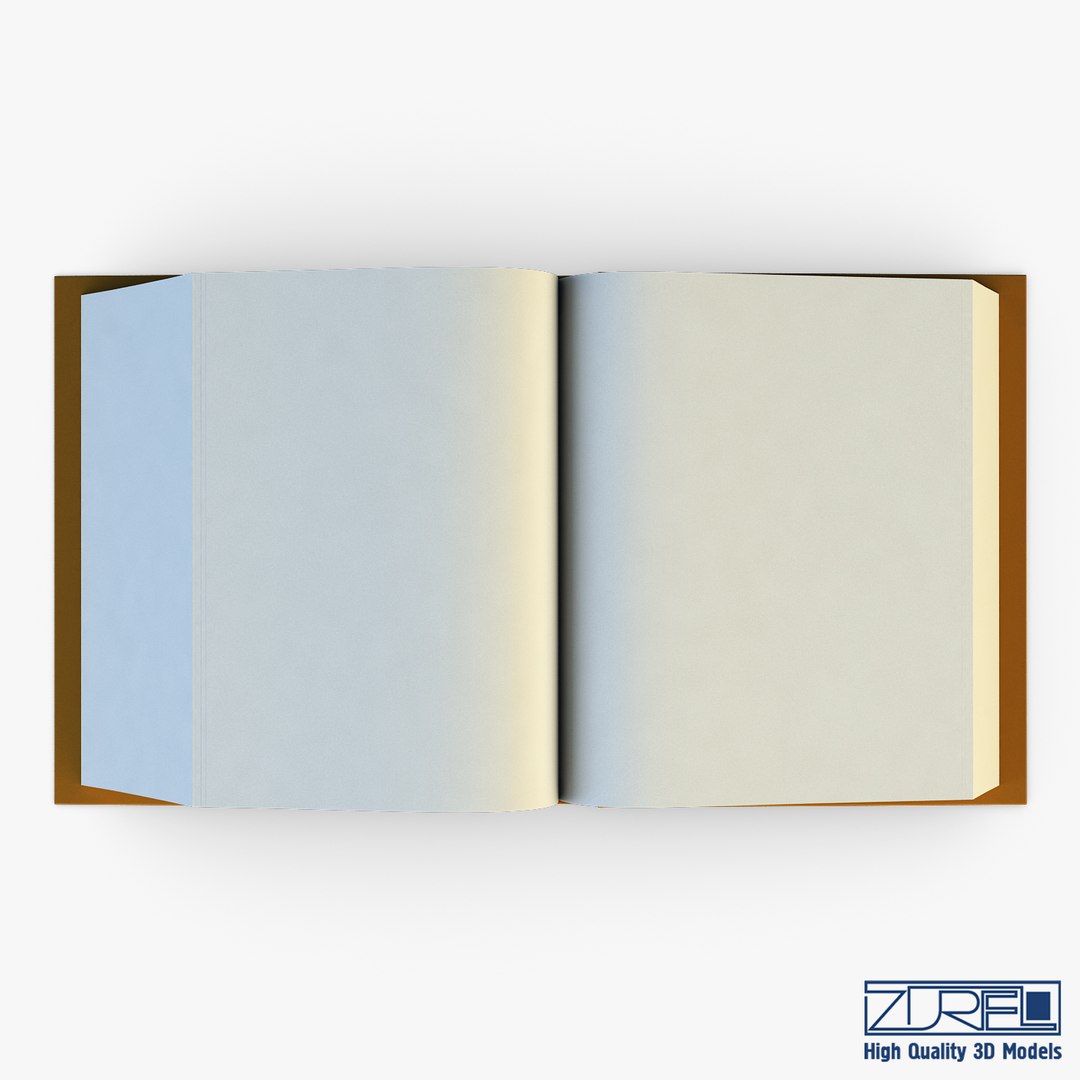 3D Open Book V 1 - TurboSquid 1280700