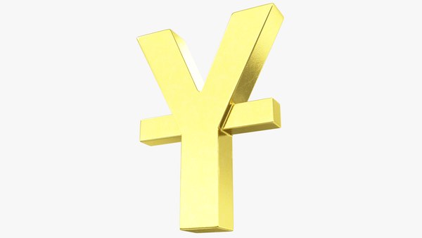 3D yen yuan symbol model - TurboSquid 1638732