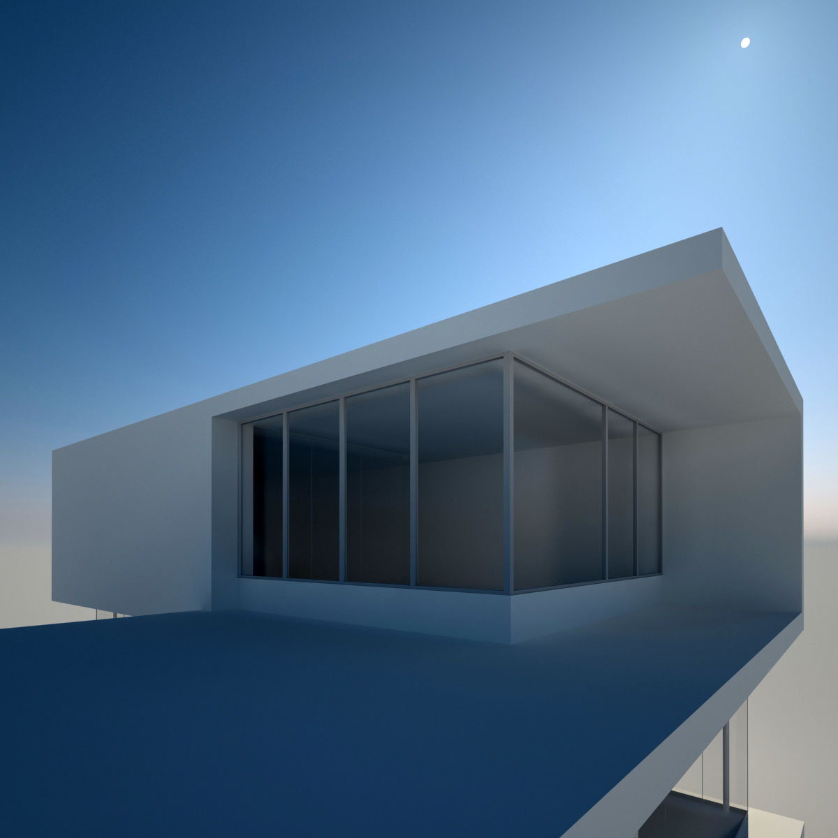 3d model of modern houses