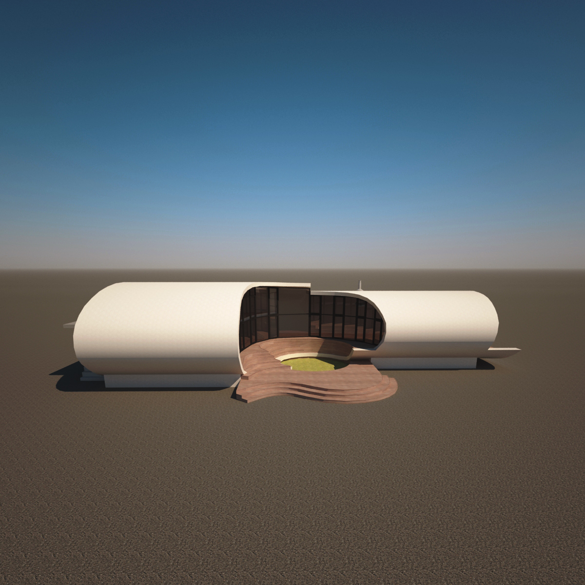 3d model of modern houses