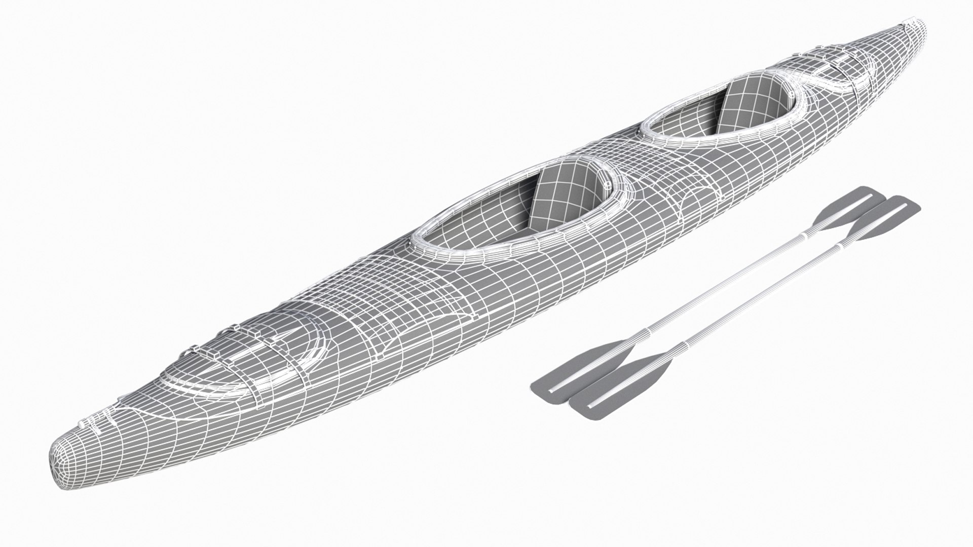3d Model Boat Canoe