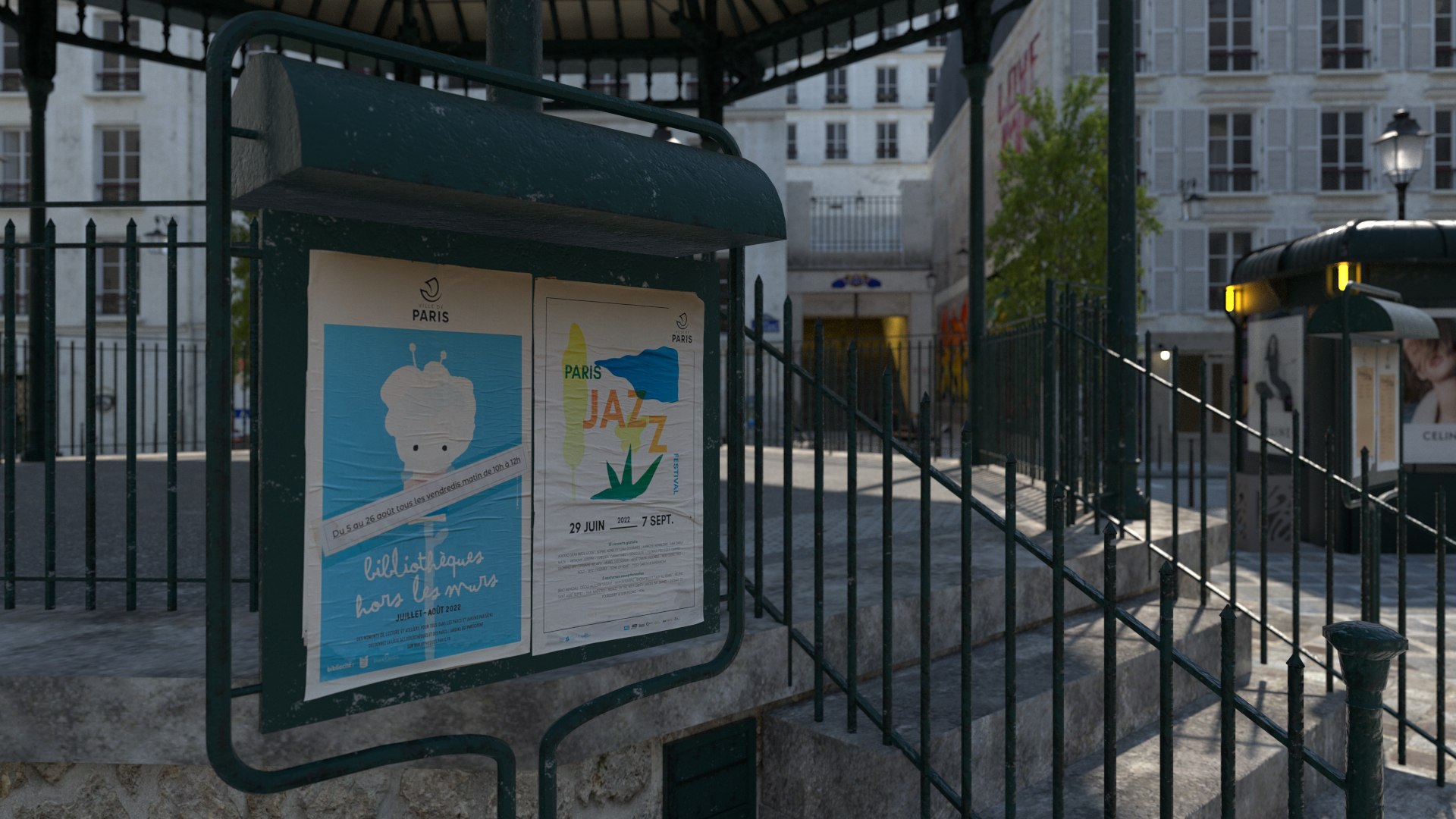 Paris Trendy Street and Place Bundle Non commercial license 3D model ...