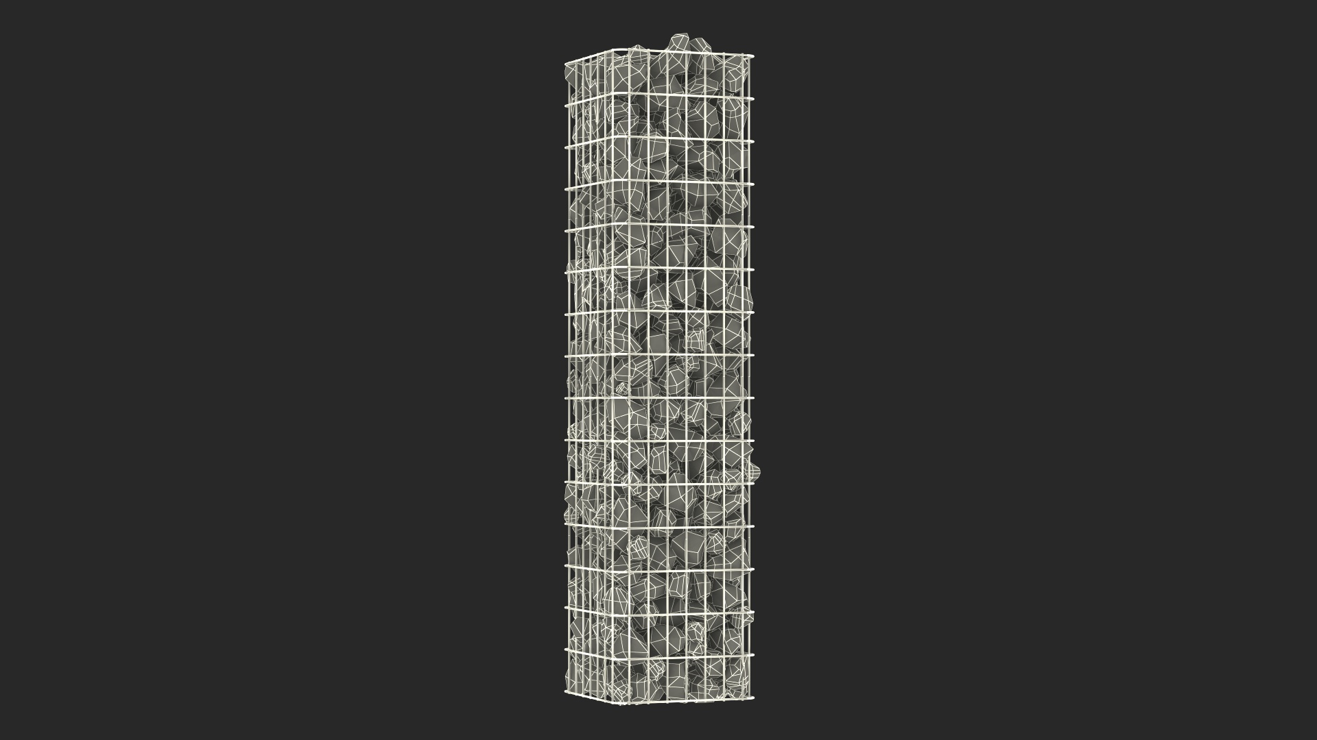 Gabion Column 3D Model - TurboSquid 2340147