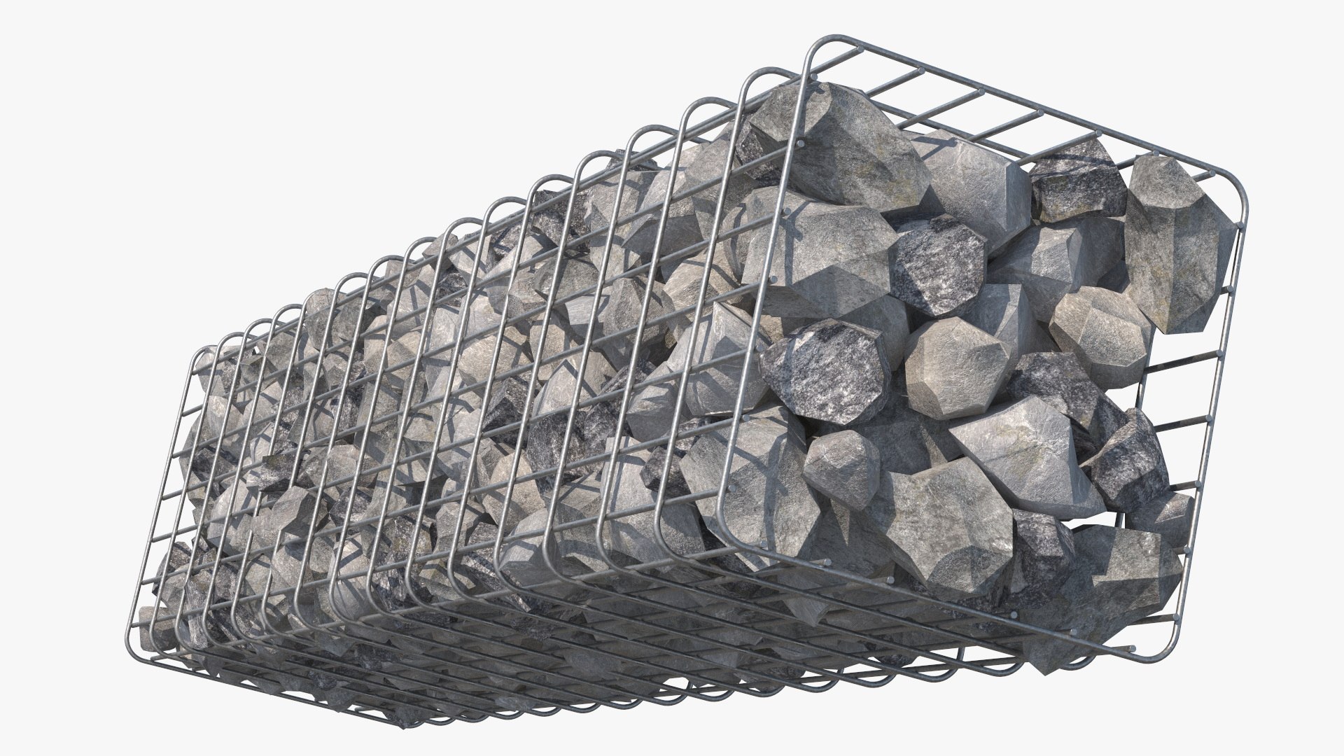 Gabion Column 3D Model - TurboSquid 2340147