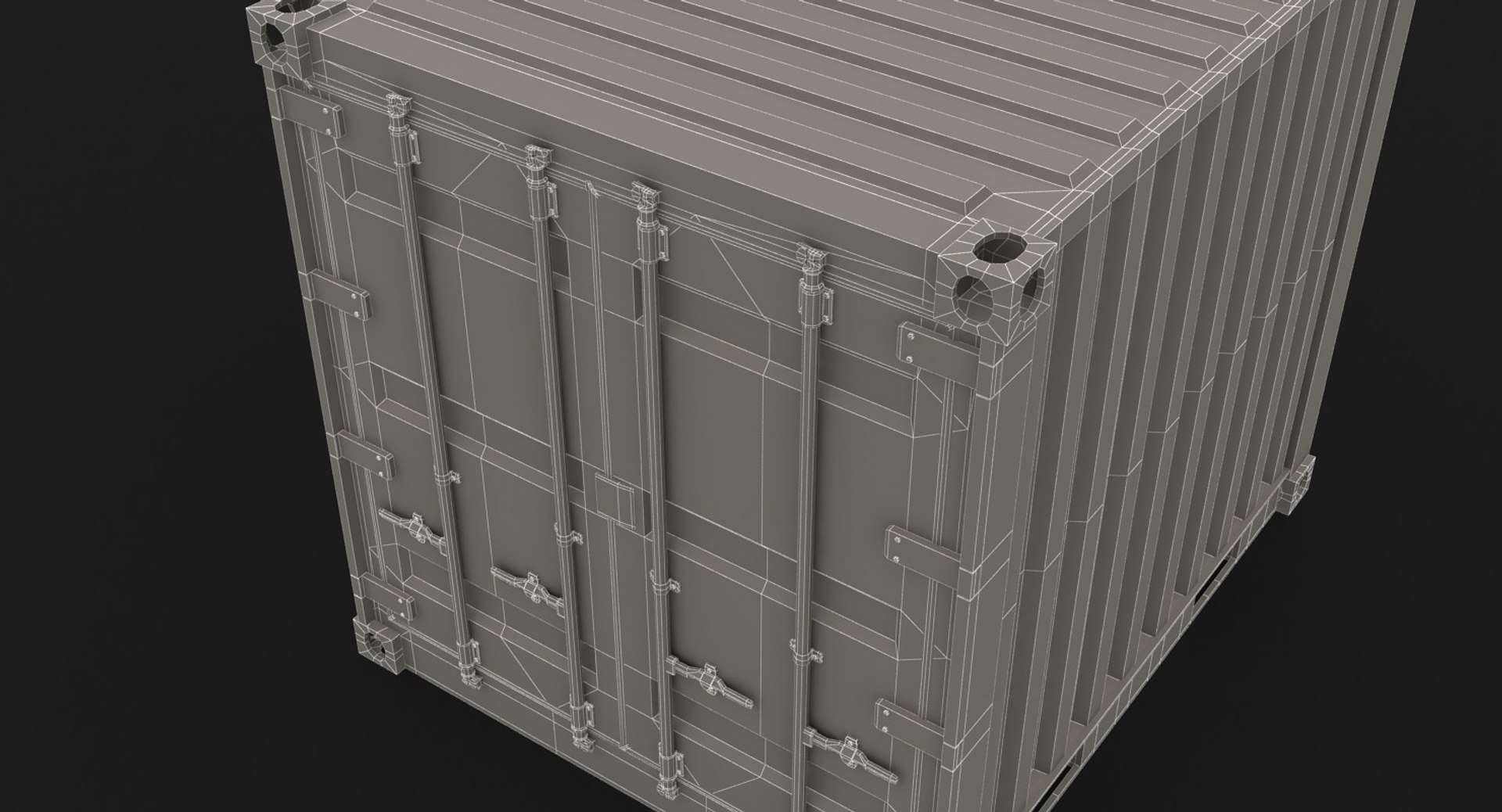 Rusty Container 10ft Azure 3D Model - TurboSquid 1294559