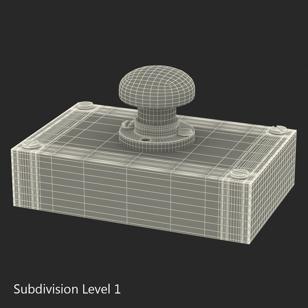 3d model panic button