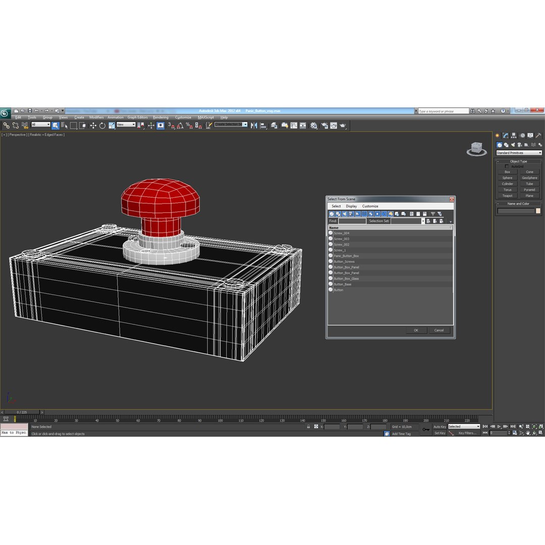 3d Model Panic Button