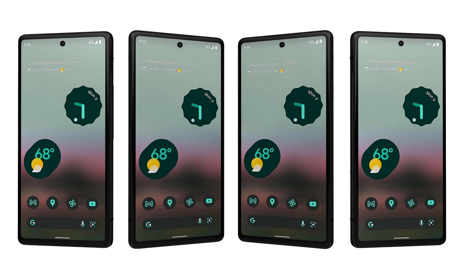 3D Model Google Pixel 6a White - TurboSquid 1952191