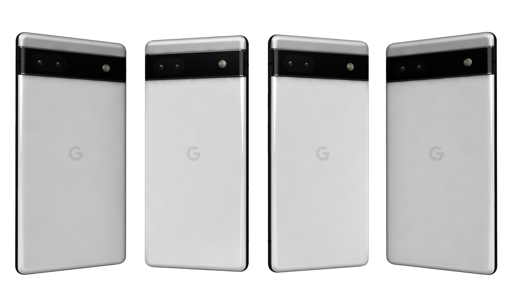 3D Model Google Pixel 6a White - TurboSquid 1952191