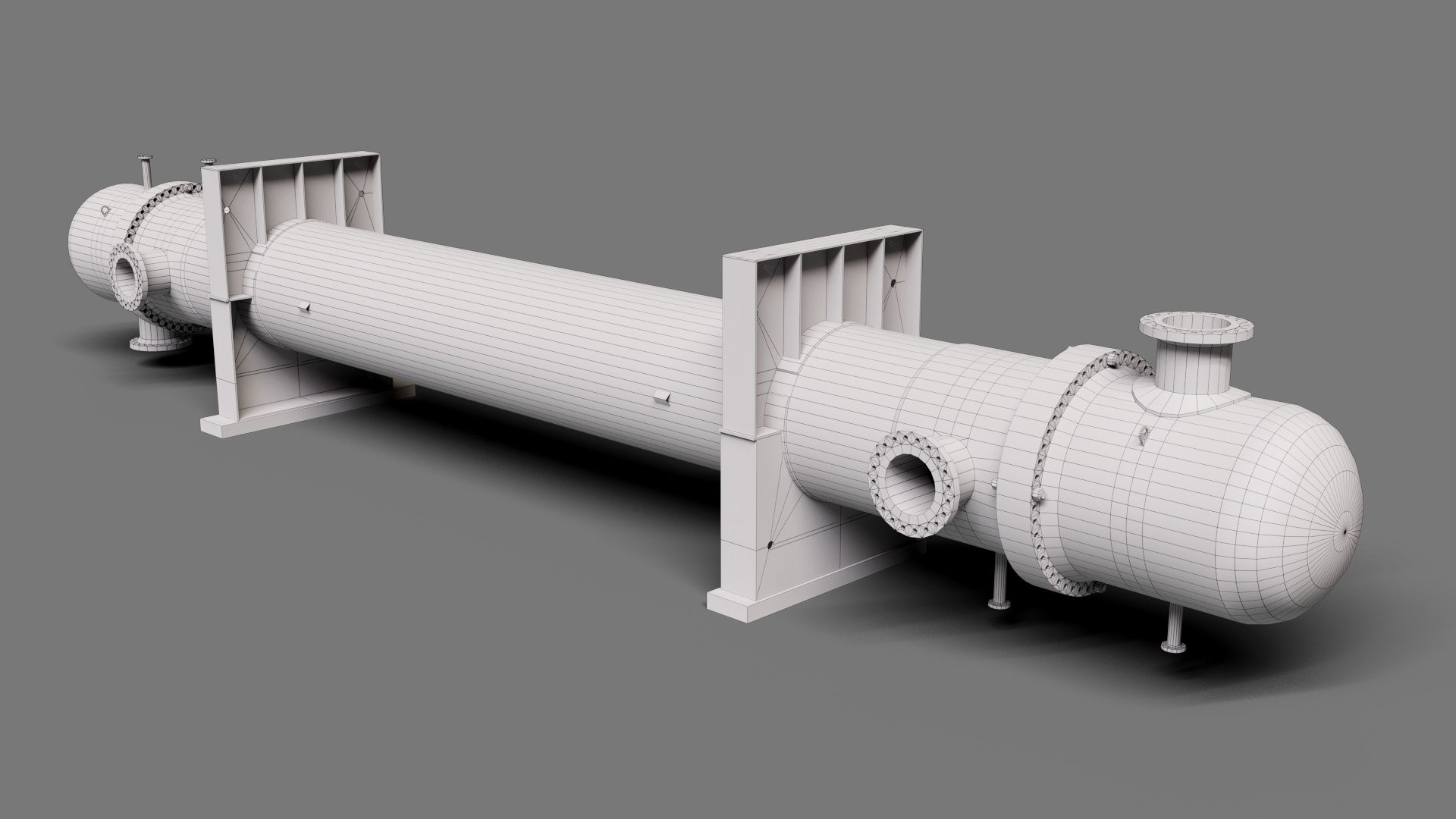 Industrial Heat Exchanger 3D Model - TurboSquid 2068202