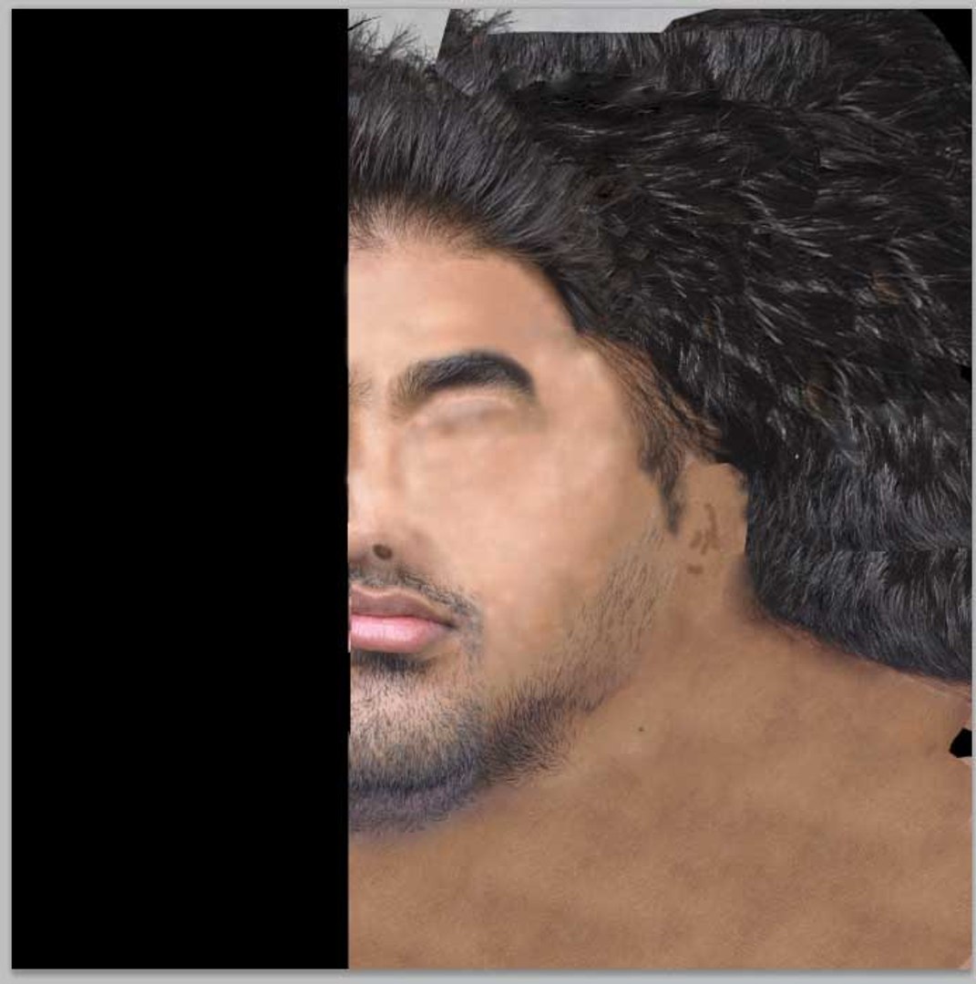 Realistic Human Head 3d Model