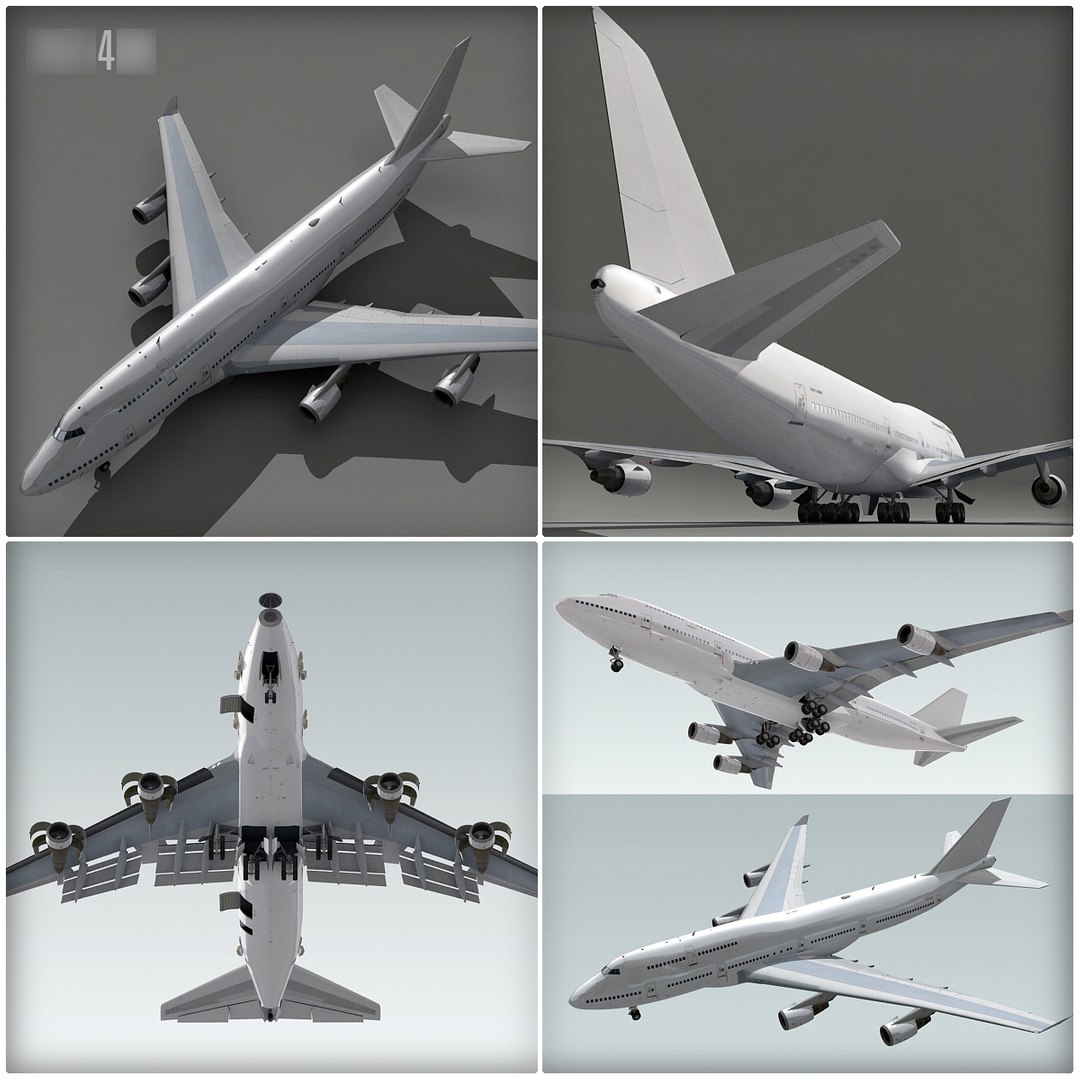 3ds Max Boeing 747 Pack