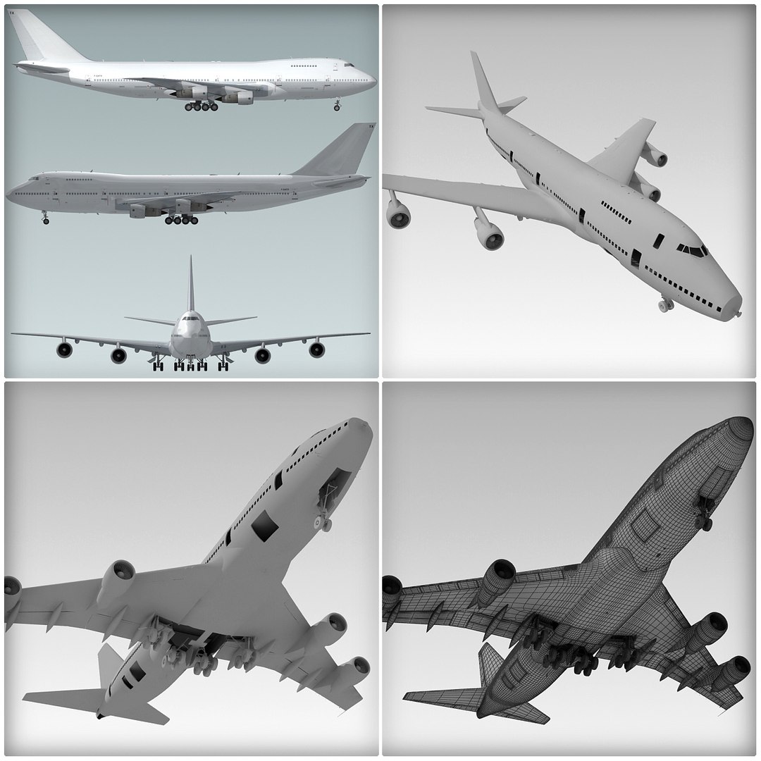 3ds Max Boeing 747 Pack