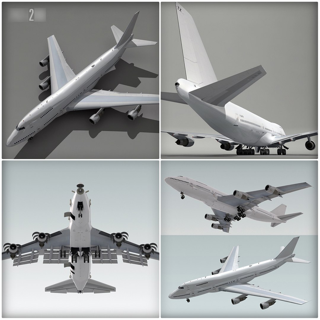 3ds Max Boeing 747 Pack