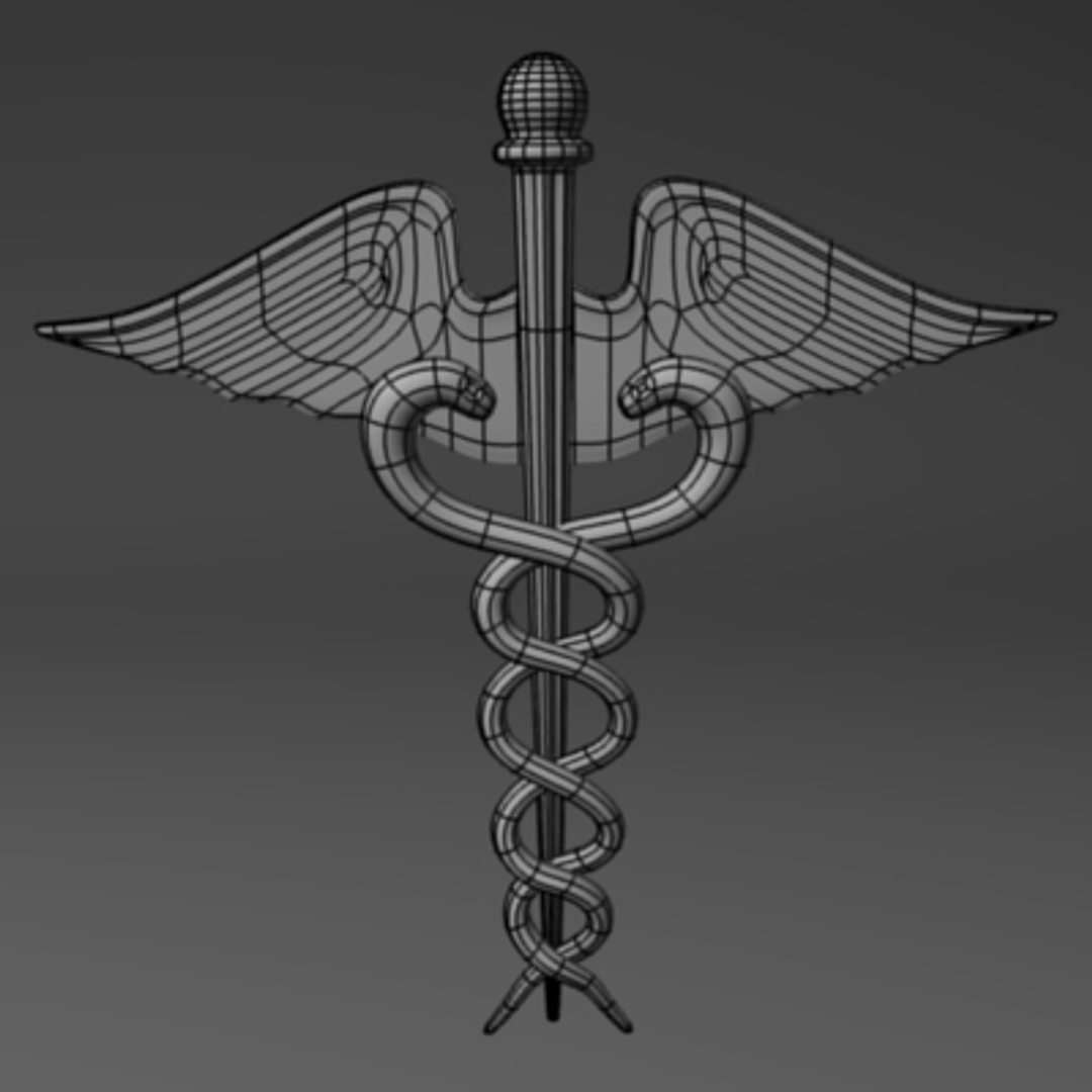 3d model sign medical