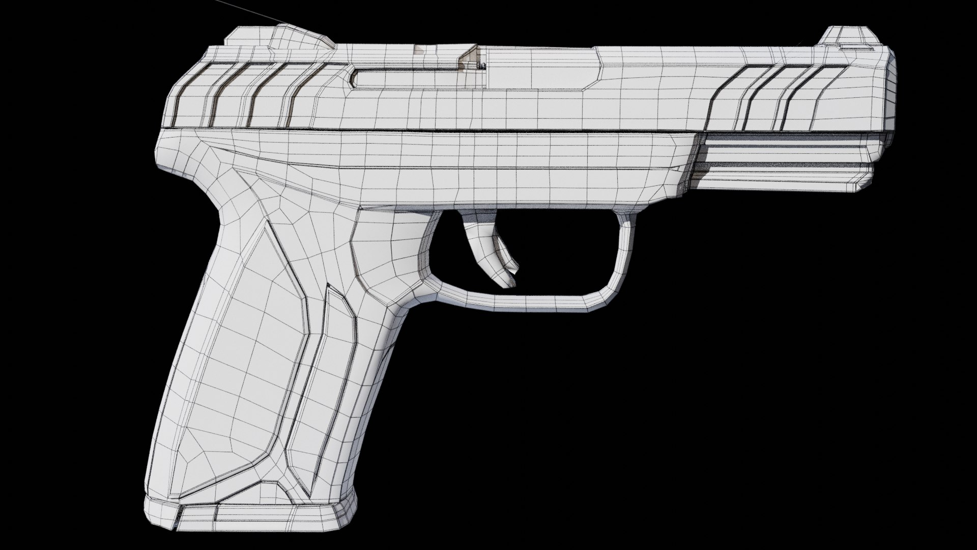 Hand Gun 3D Model - TurboSquid 1621763
