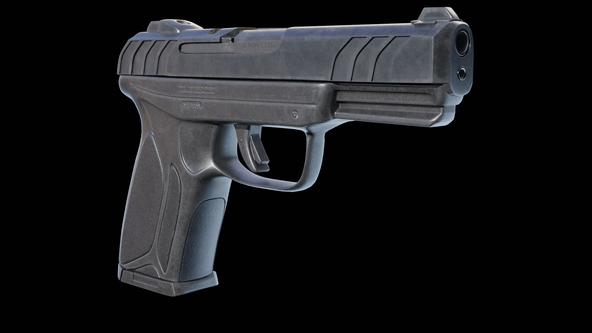 Hand Gun 3D Model - TurboSquid 1621763