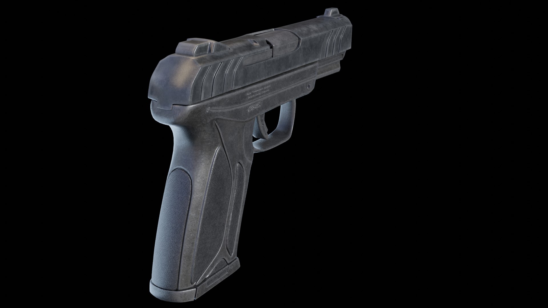 Hand Gun 3D Model - TurboSquid 1621763