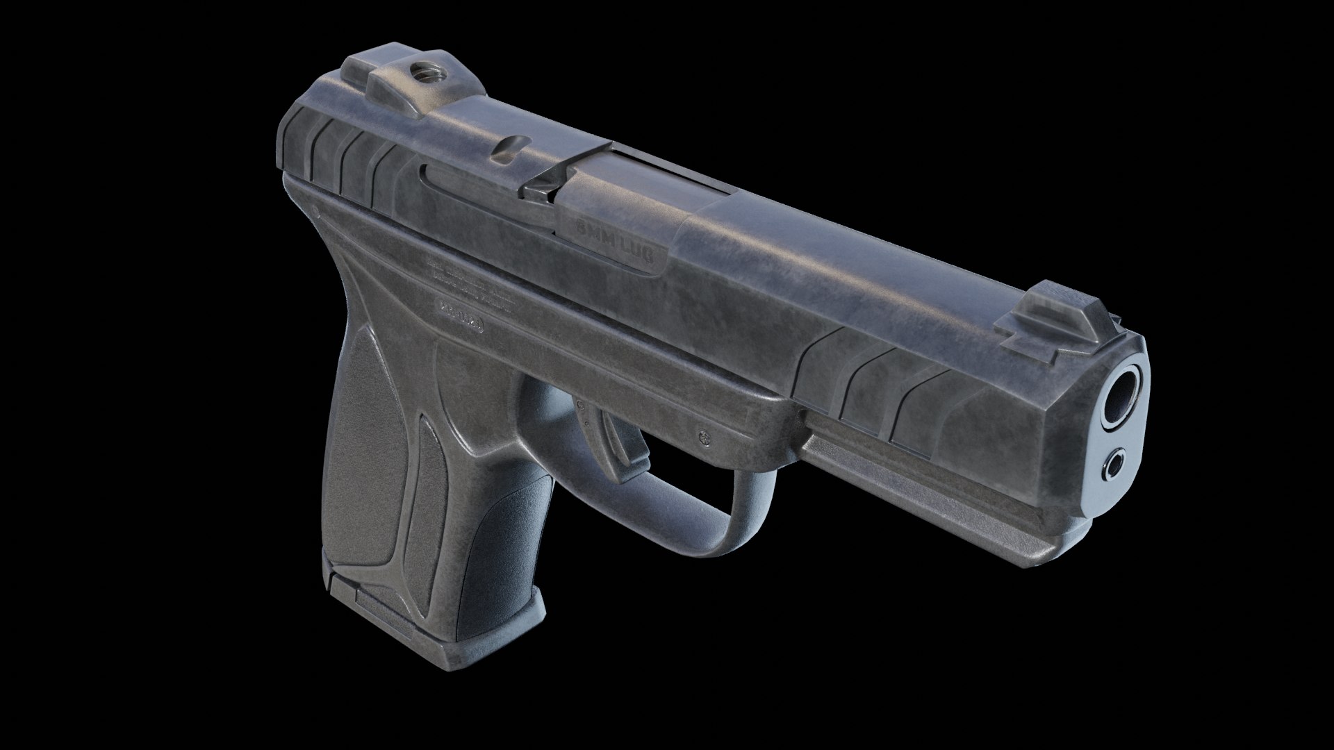 Hand Gun 3D Model - TurboSquid 1621763