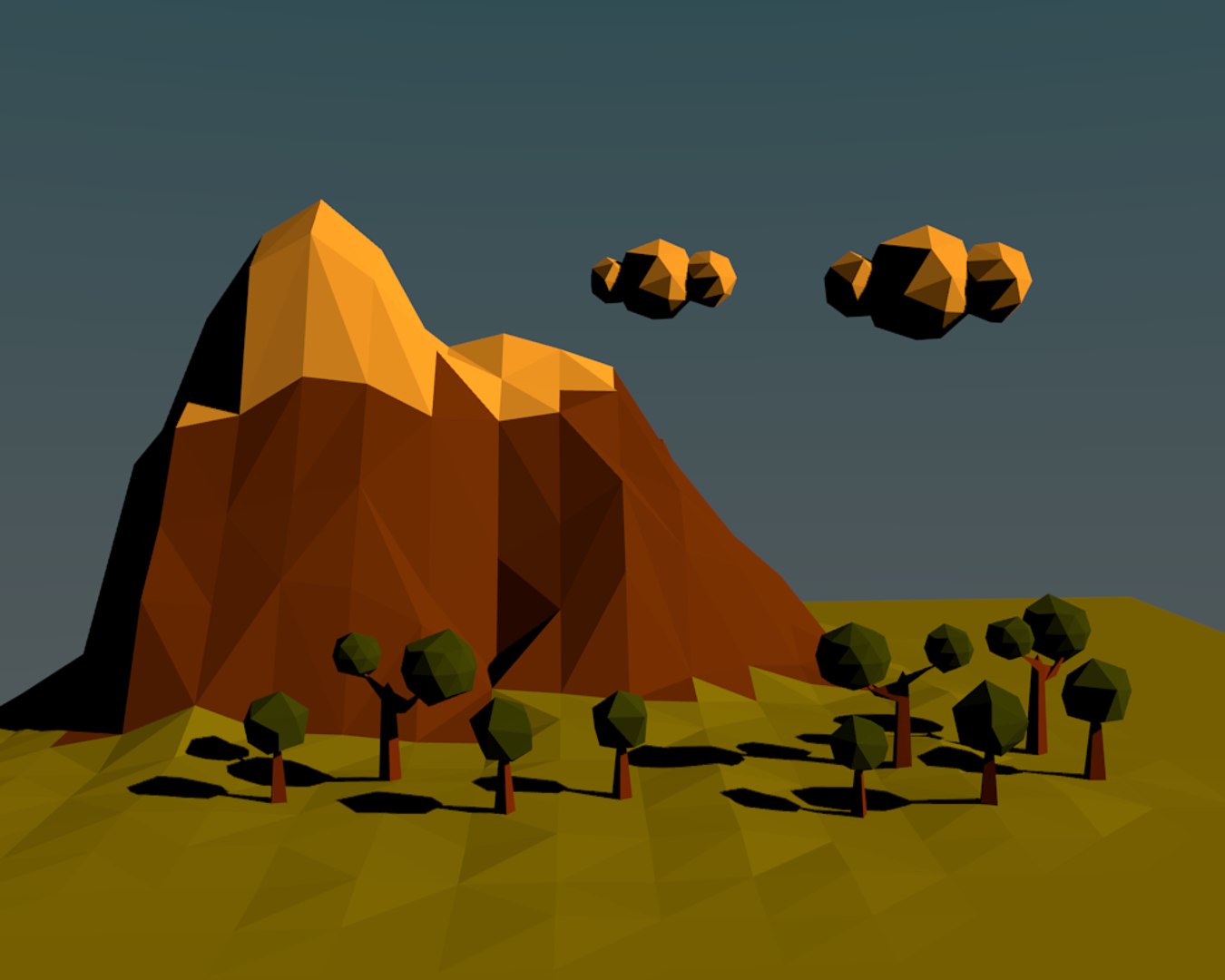 3d 3ds Landscape Blender