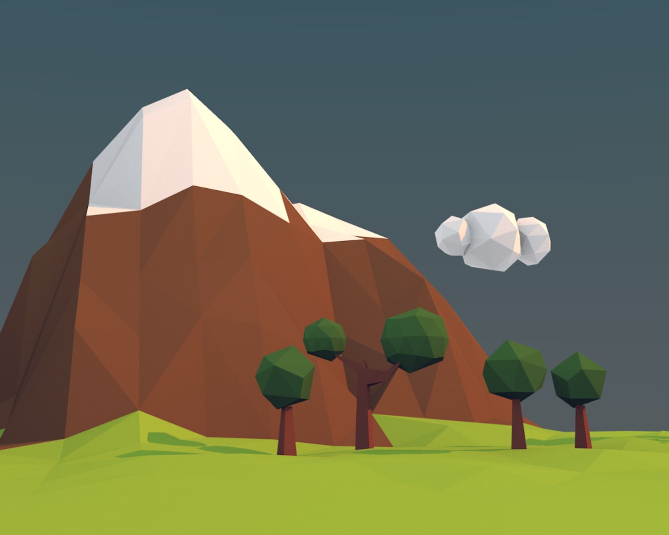 3d 3ds Landscape Blender