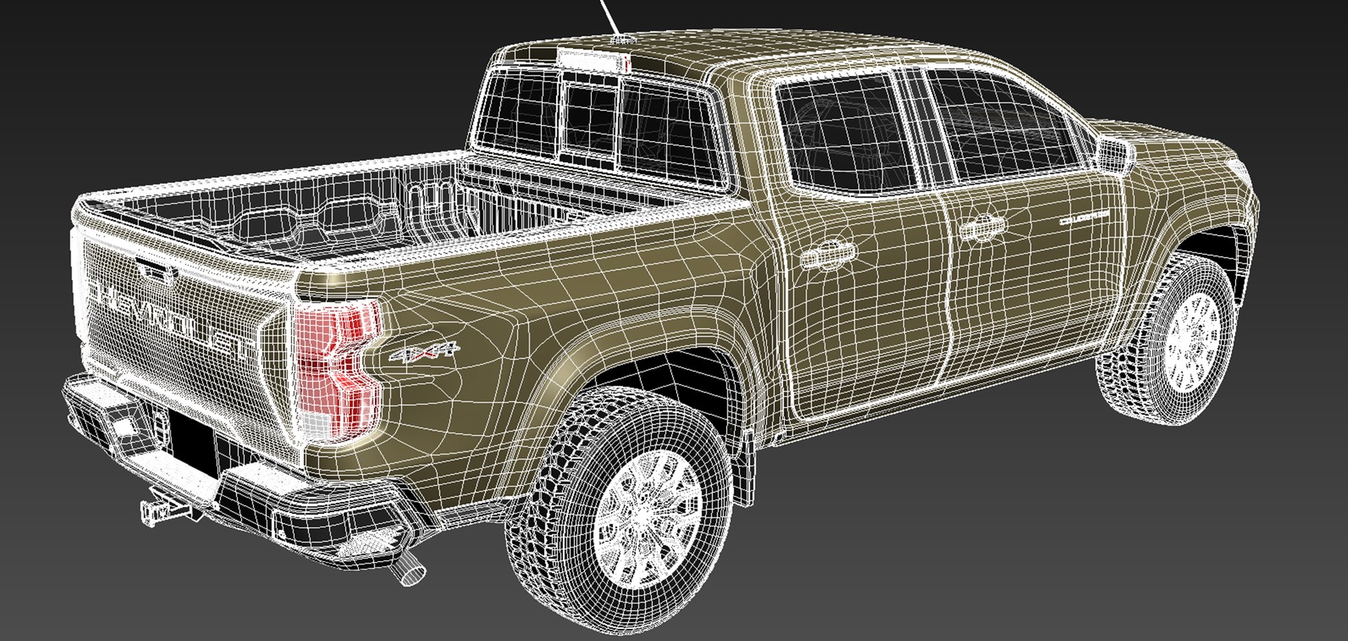 Chevrolet Colorado LT 2023 3D Model - TurboSquid 2216507