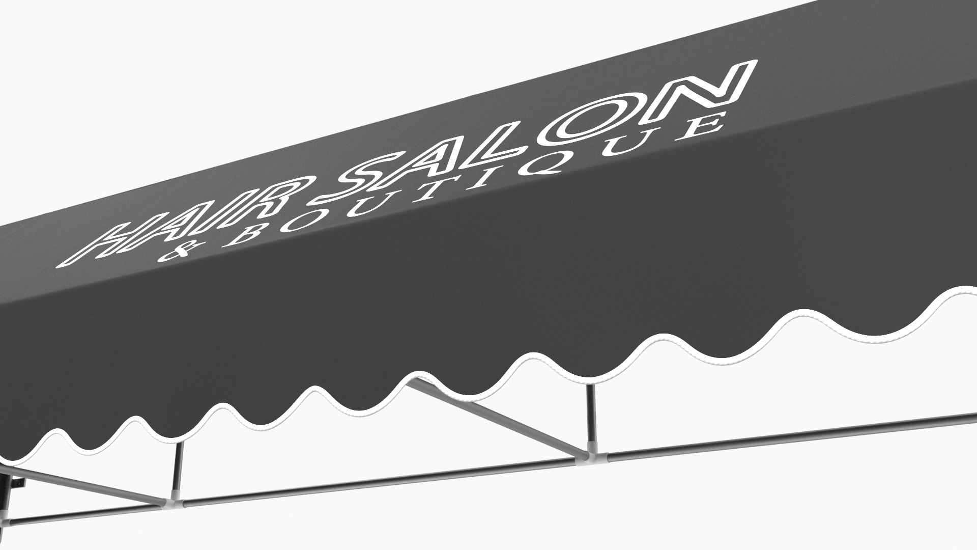 3D Storefront Awning Tent Gray - TurboSquid 2201920