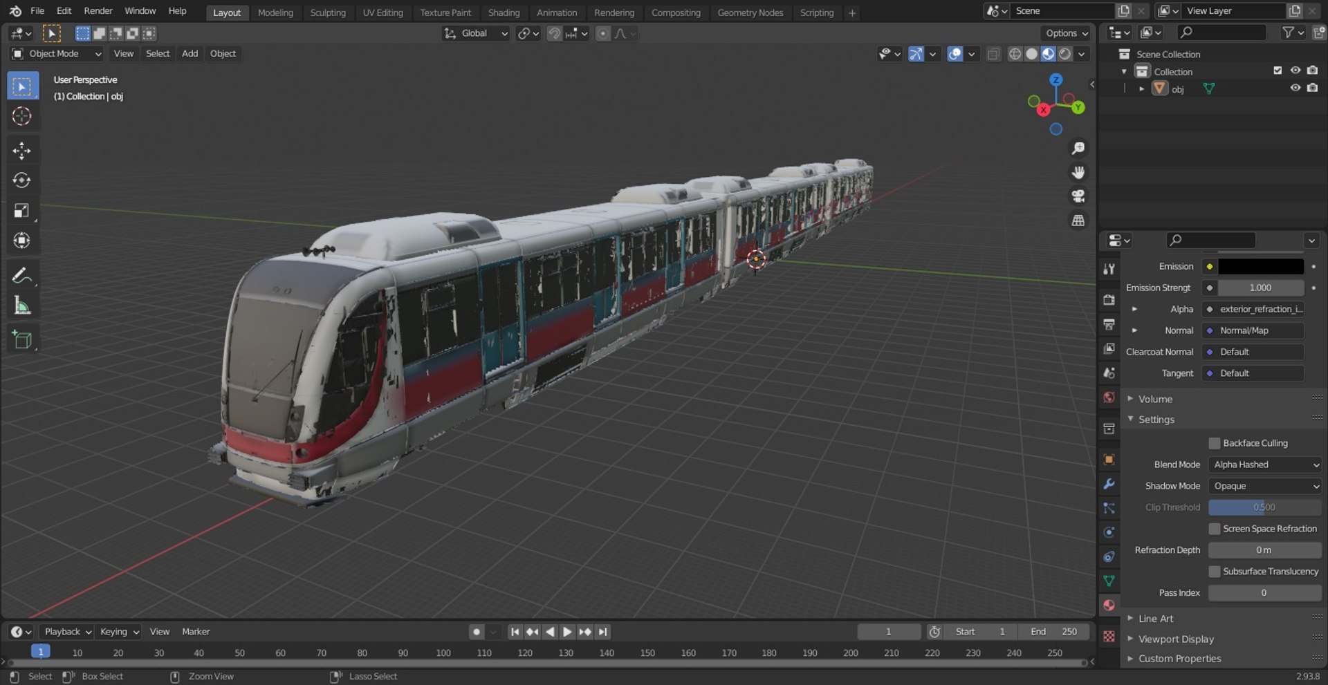 Urban Light Rail Train model - TurboSquid 1886724