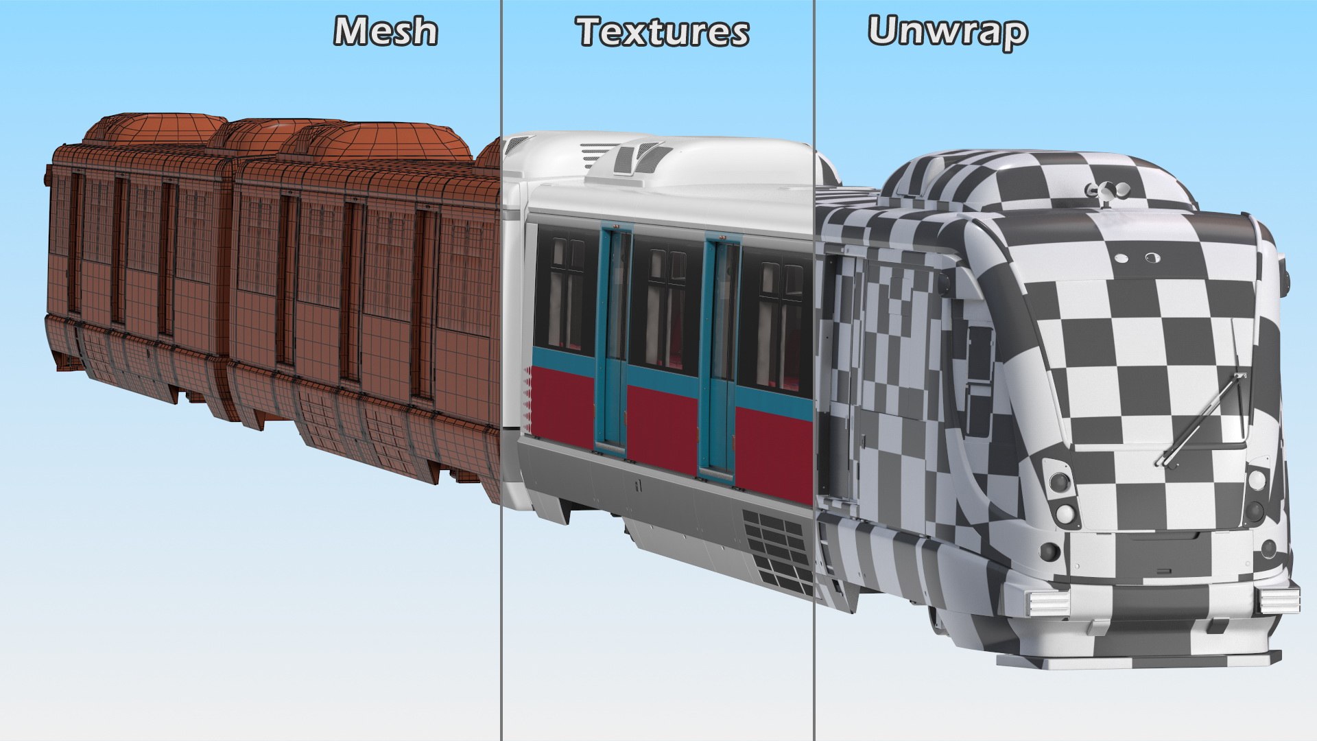 Urban Light Rail Train model - TurboSquid 1886724