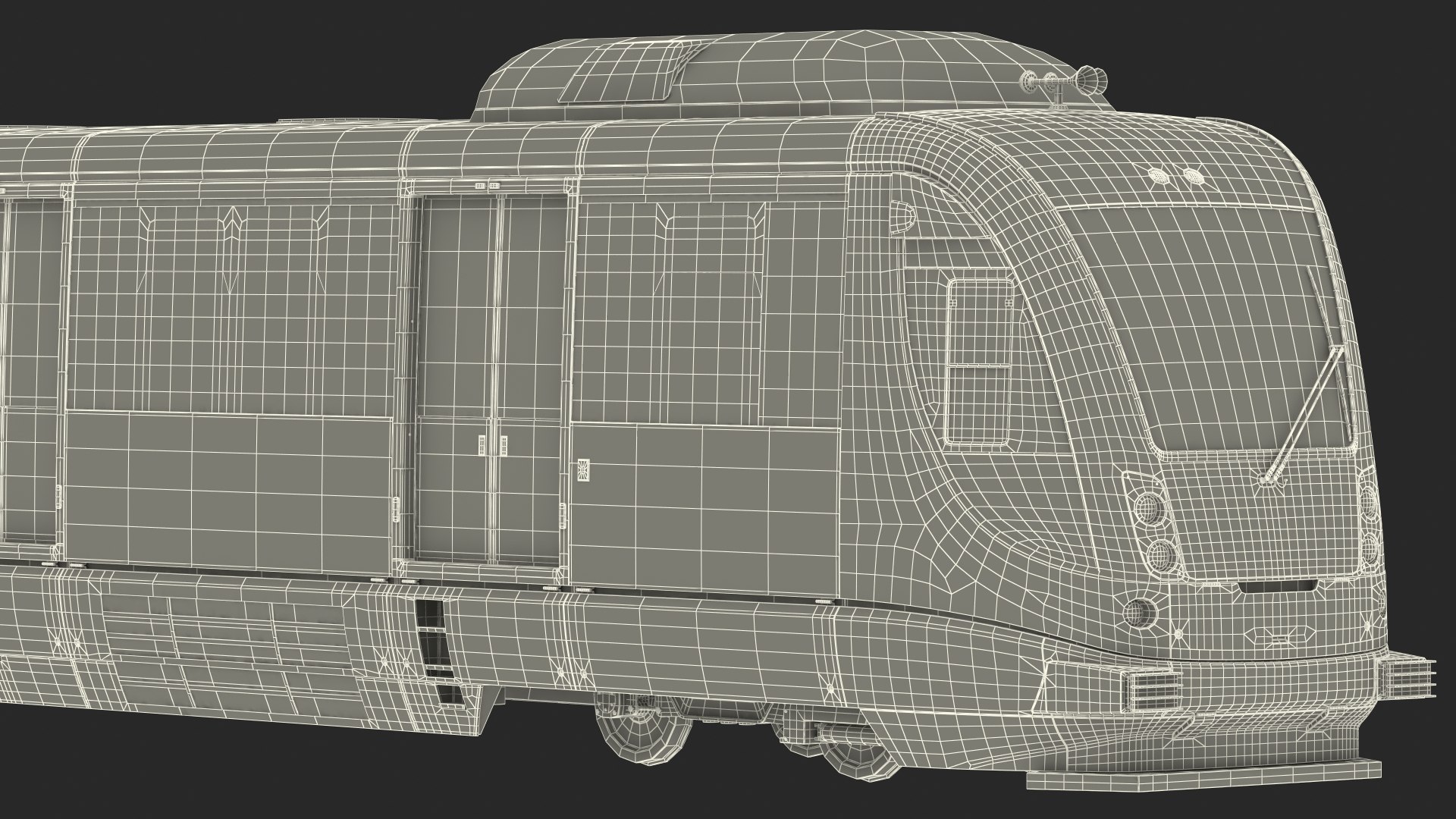 Urban Light Rail Train model - TurboSquid 1886724