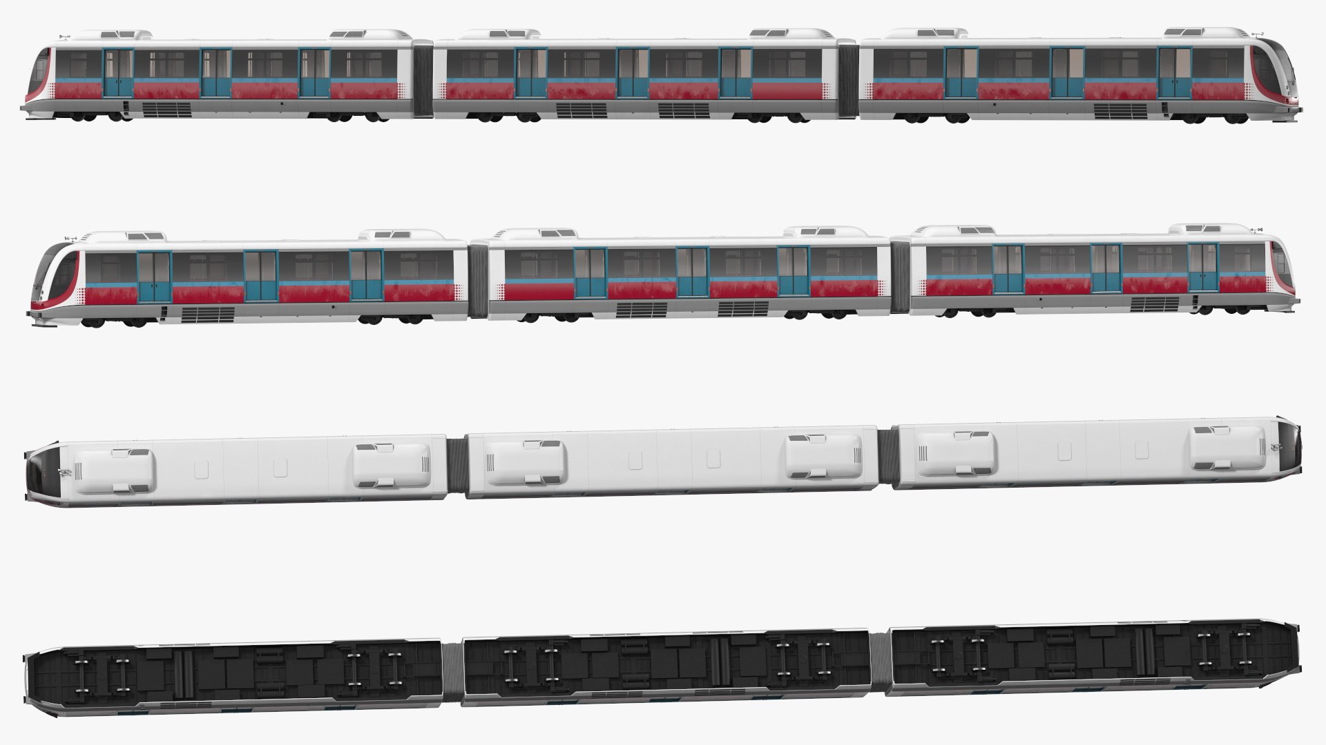Urban Light Rail Train model - TurboSquid 1886724
