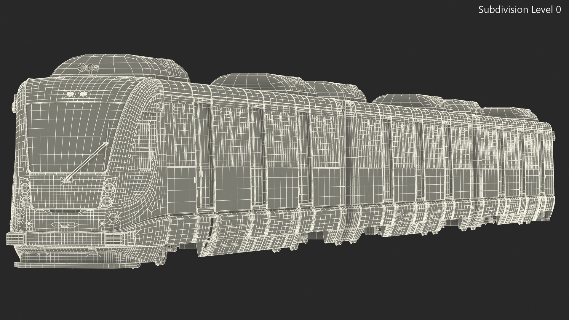 Urban Light Rail Train model - TurboSquid 1886724