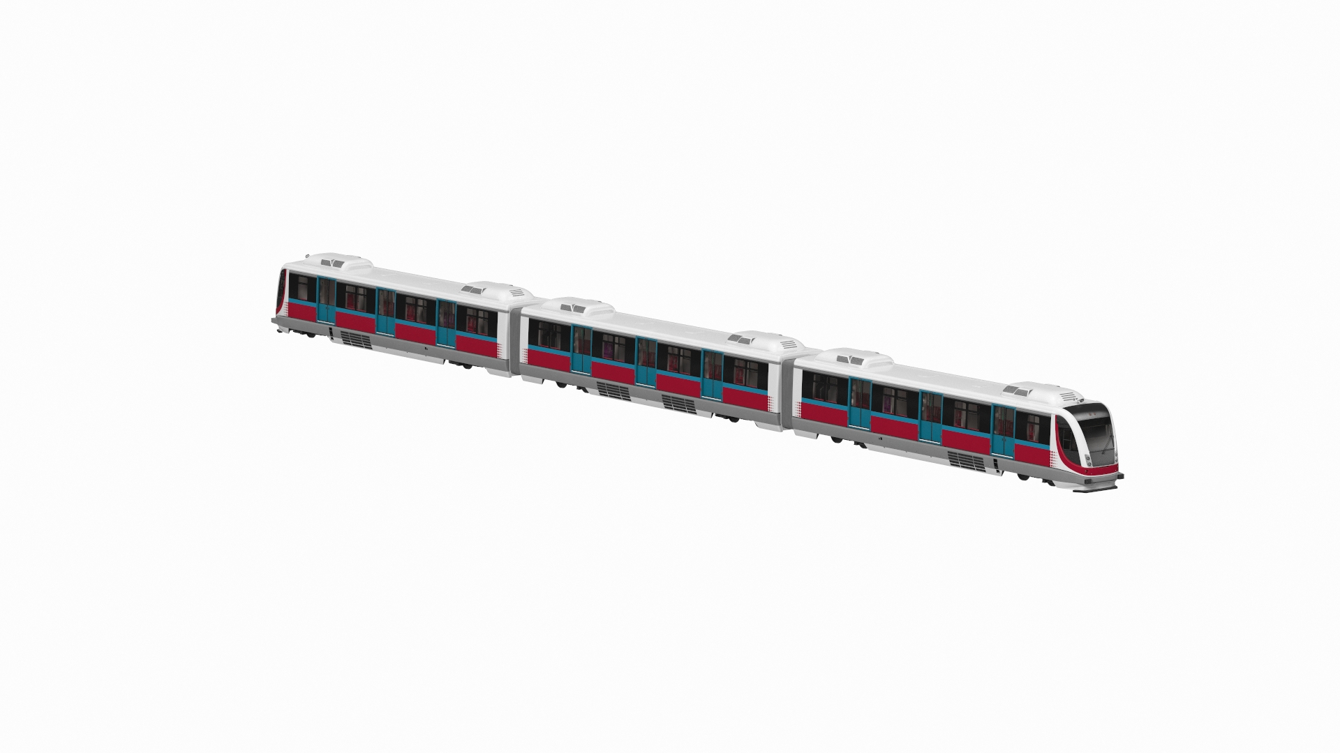 Urban Light Rail Train model - TurboSquid 1886724
